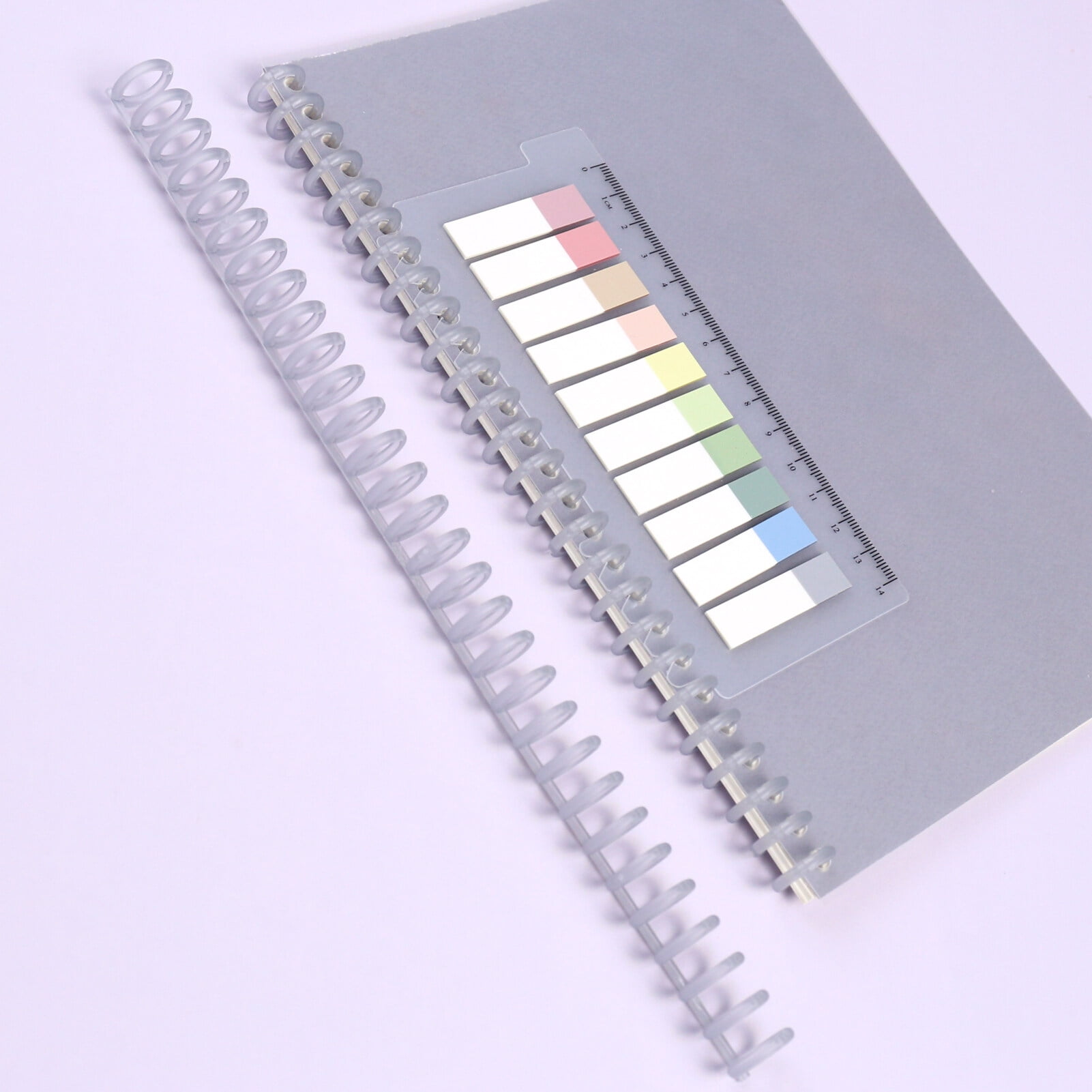 10pcs Plastic 30-Hole Loose Leaf Binders Ring Binding Spines Combs 85 ...