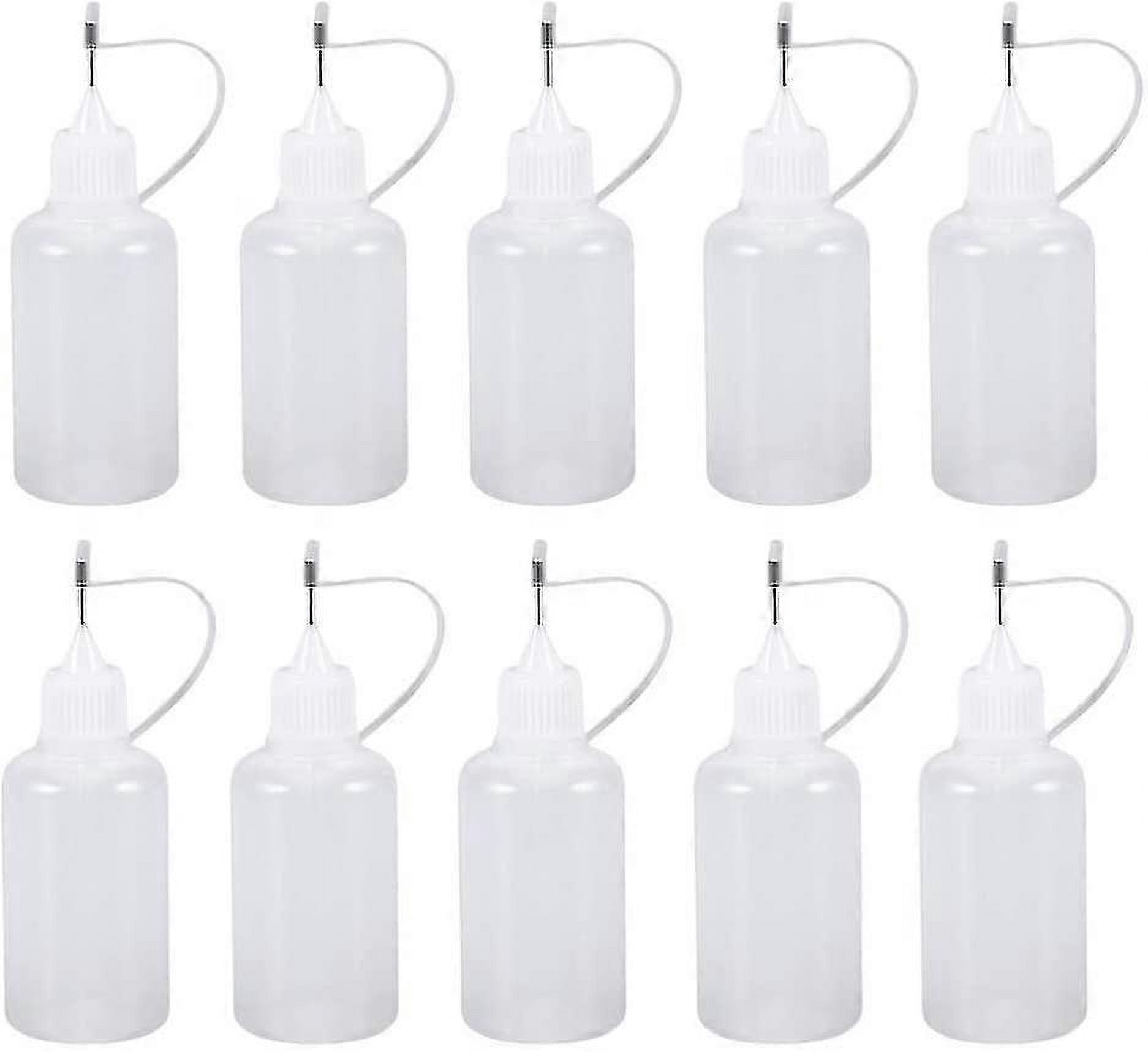 10pcs Plastic Bottles With Nozzles, Precision Tip Applicator Squeeze ...
