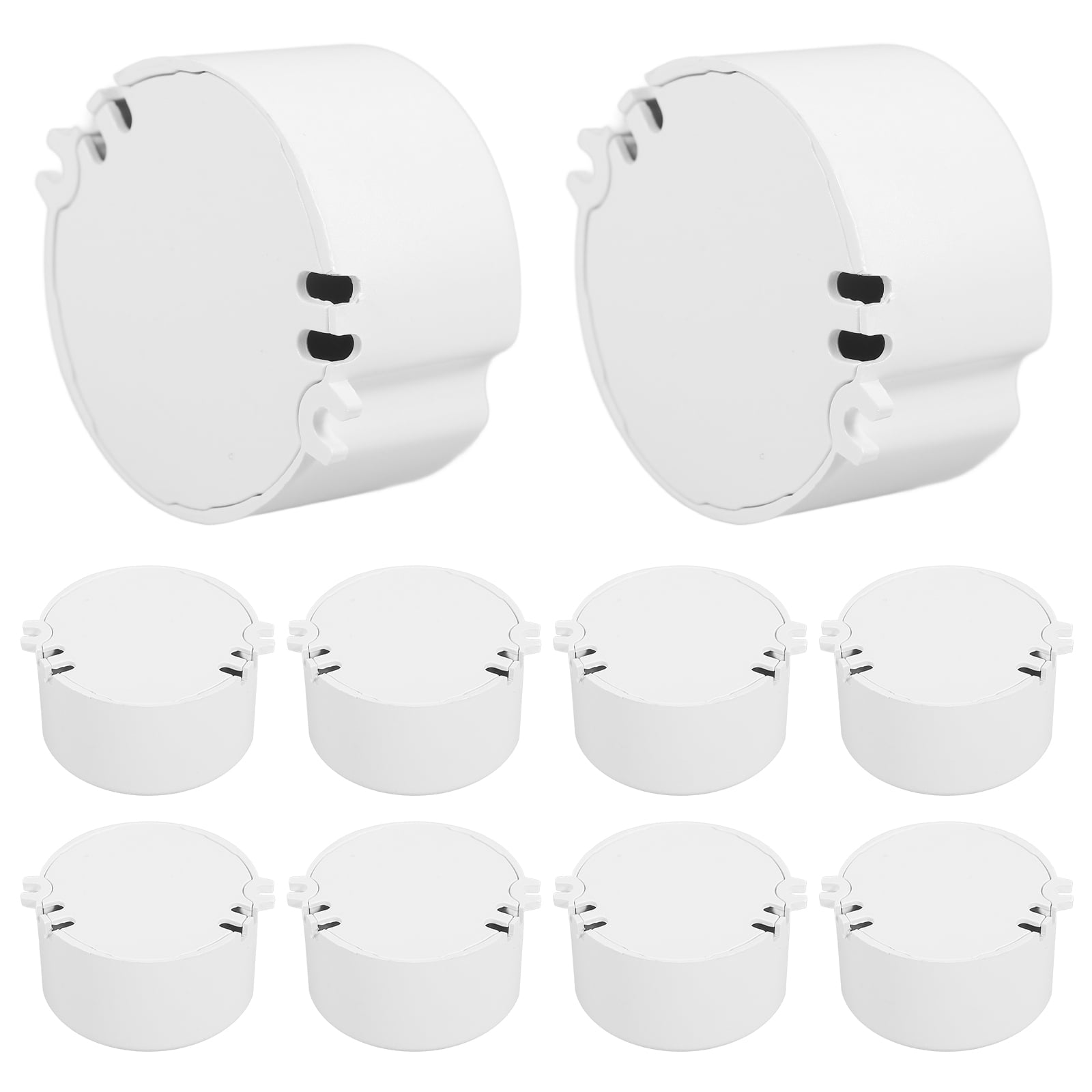 10pcs Mini Circular Plastic Box for Electronics Projects Small Round ...