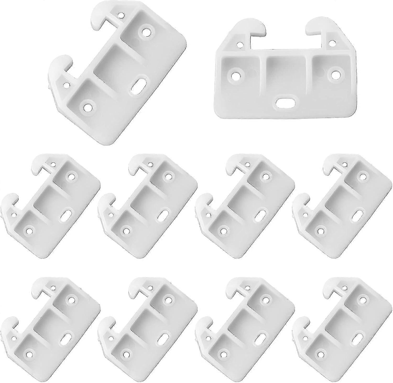 10pcs Plastic Drawer Guides Drawer Slides Cabinet Drawer Track Guides ...