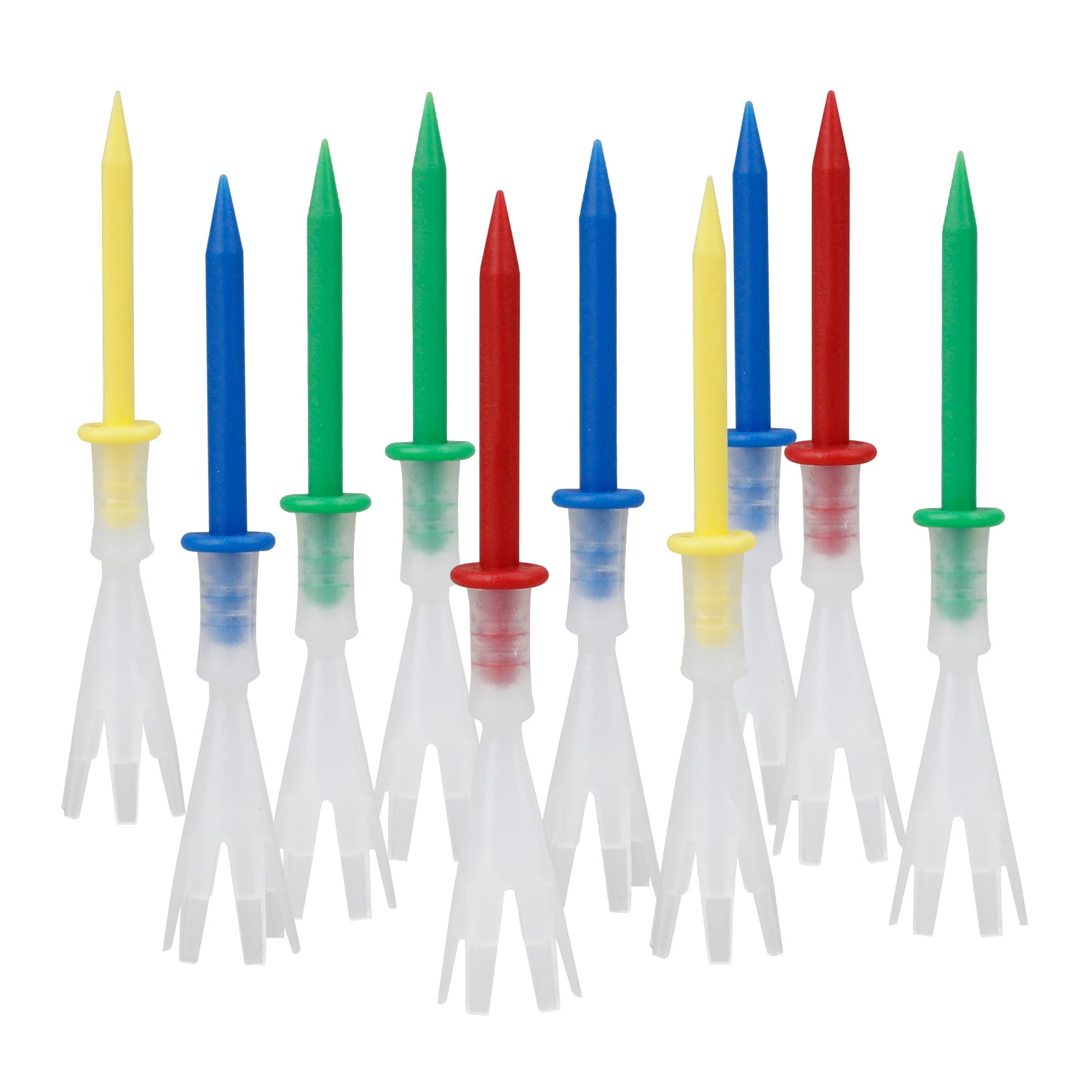 10pcs Plastic Golf Tees 3 1/4 " Polypropylene More Durable 83mm Golf ...