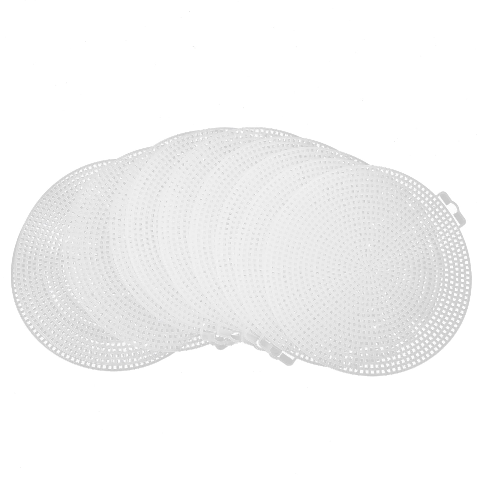 10pcs Plastic Mesh Sheets Embroidery Yarn Crafting Round DIY Mesh ...