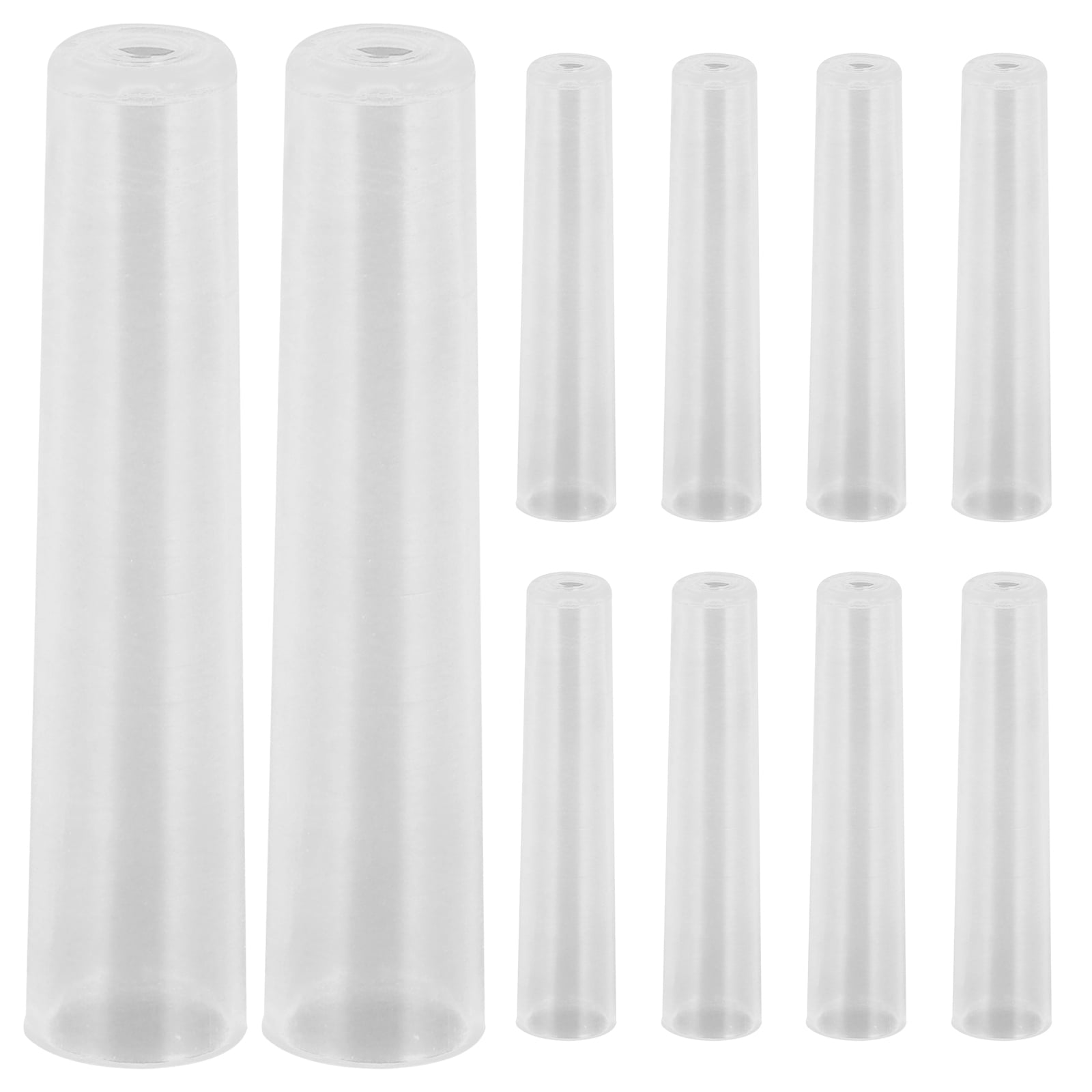 10pcs Plastic Pencil Caps Clear Pen Caps Tip Nibs Protectors Cover ...