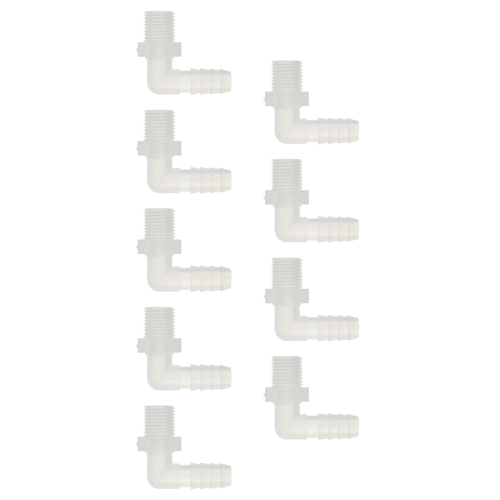 10pcs Plastic Pipe Fitting 90 Degree PE Elbow Water Pipe Joint Pipe ...