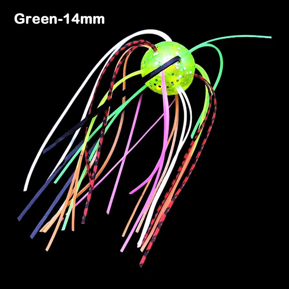 10pcs Power Freshwater Bass Silicone Worm 14mm 16mm Rubber Silicone ...