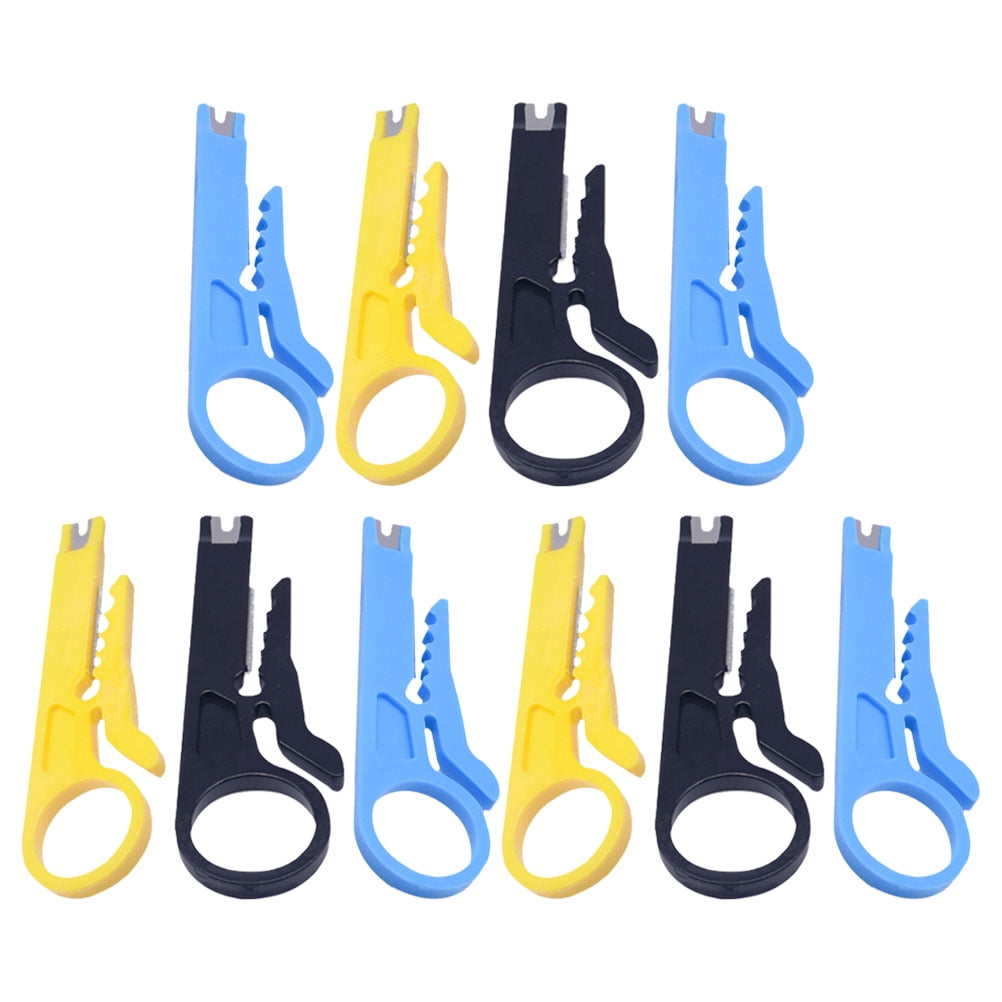 FELTECHELECTR Wire Stripper Abs Steel 10Pcs 3.54X1.18X0.20In - Walmart.com