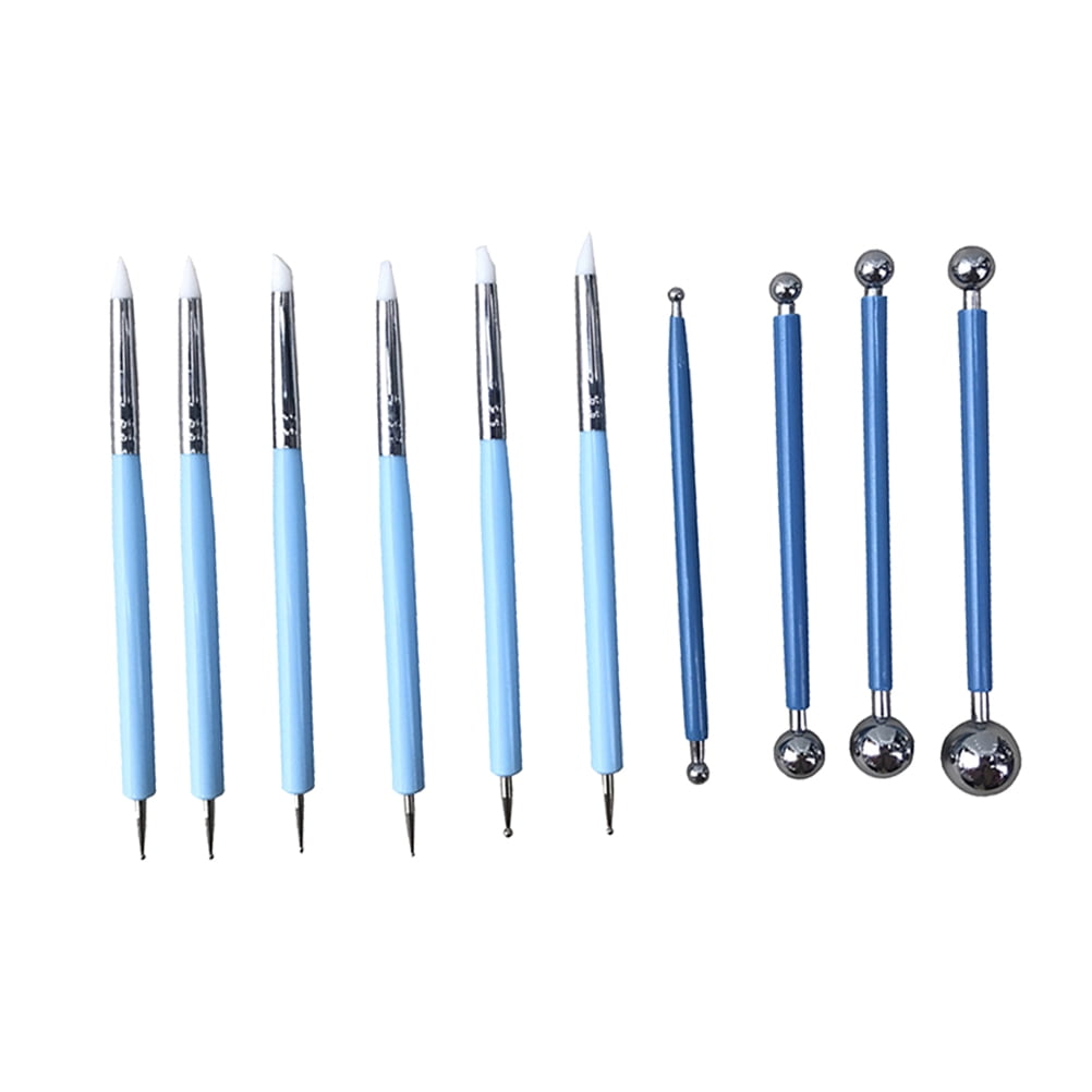 10pcs Premium Stylus Tools DIY Ceramic Clay Indentation Tools Dot ...