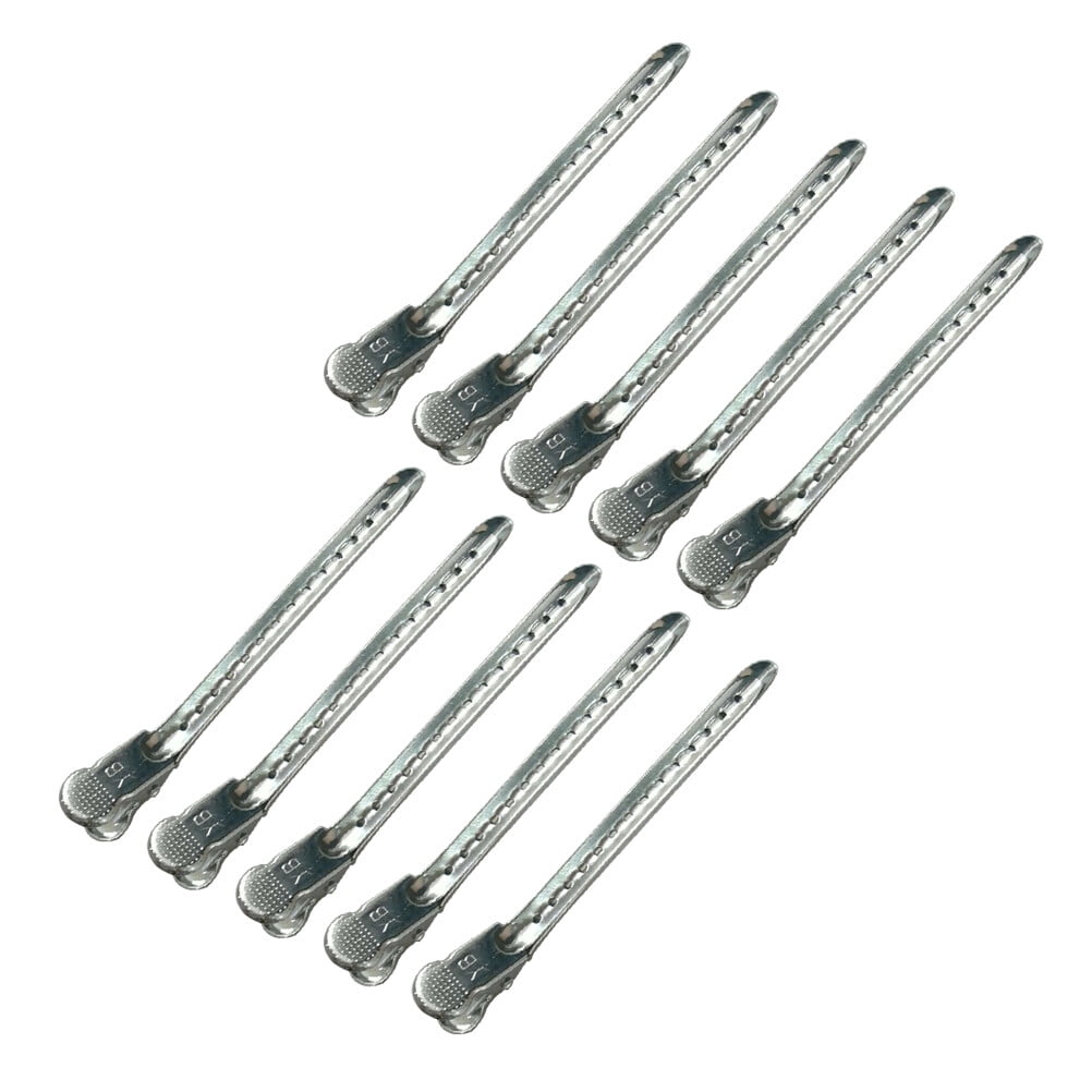 10pcs Pro Salon Hairdressing Tools Mouth Hairdresser Hair Clips for ...