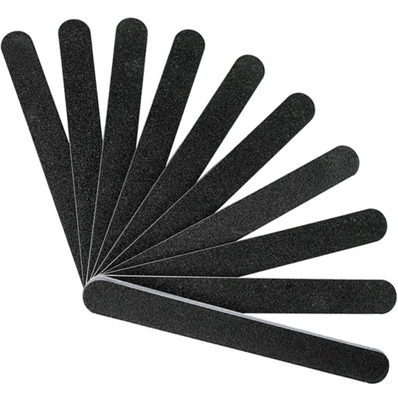10pcs Professional Nail File 100 180 Grit Double Sided Washable Nail ...