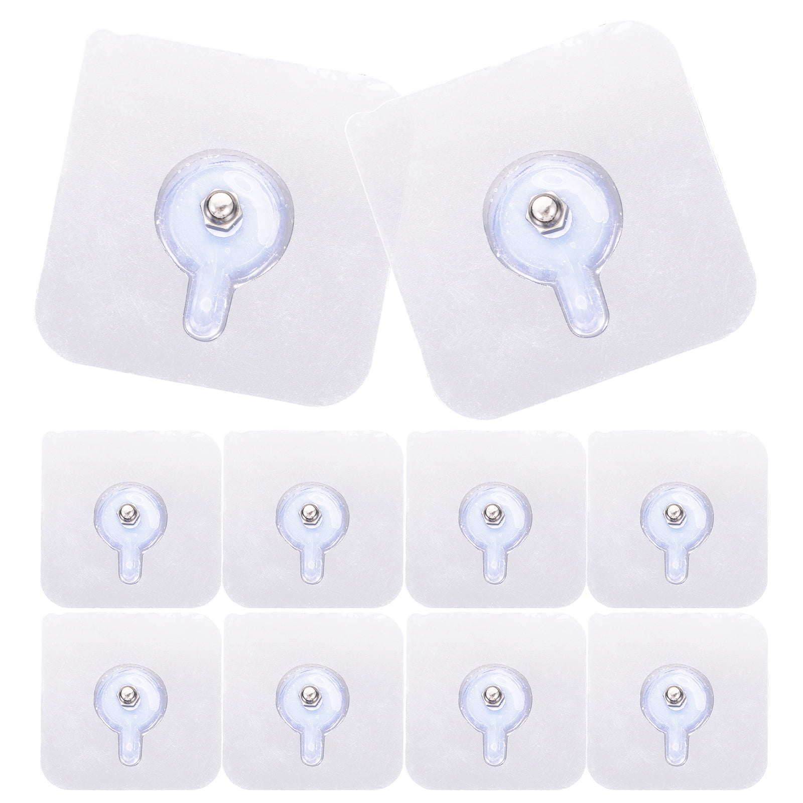 10pcs Punch-free Non-marking Screw Stickers Wall Picture Hook Invisible ...