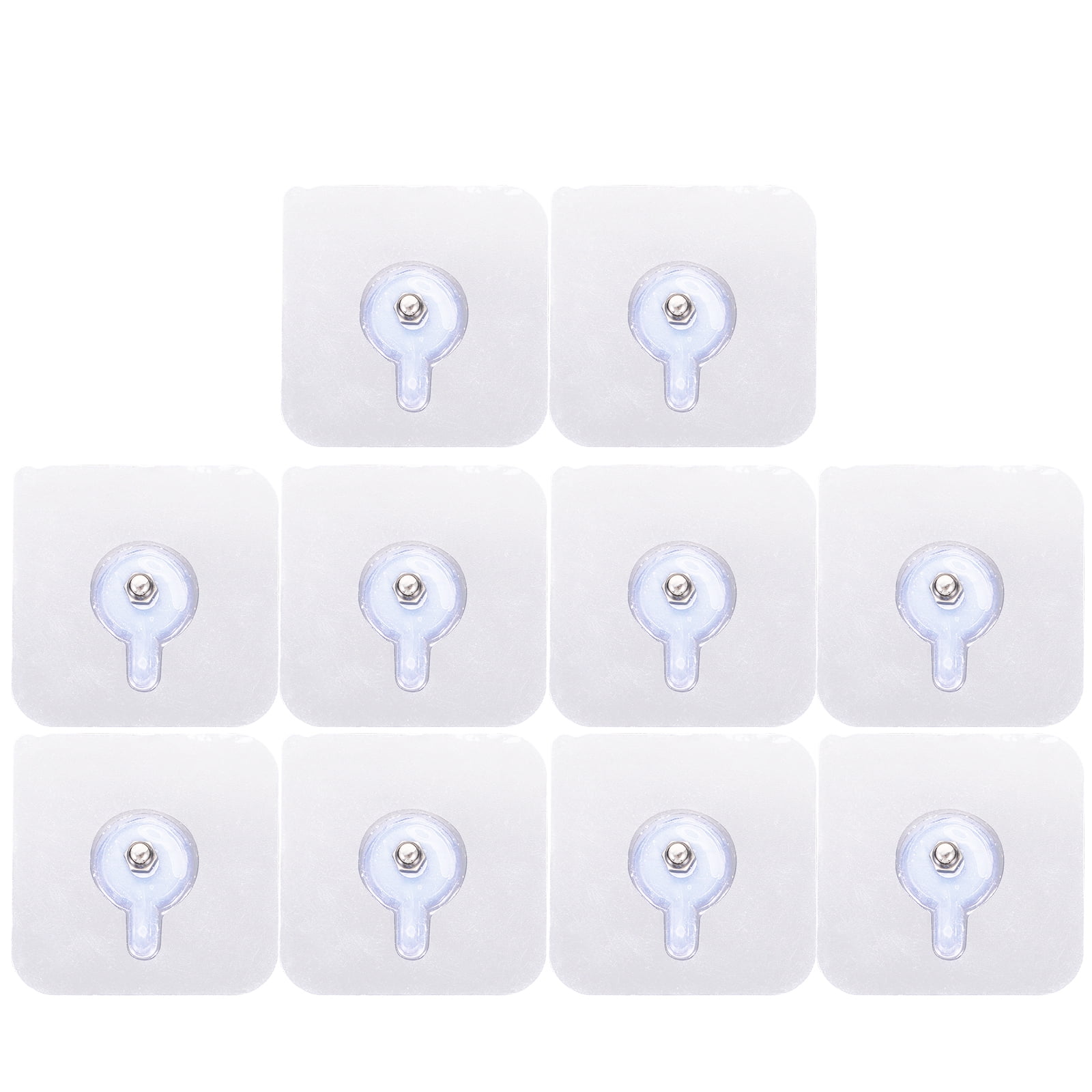 OULII Acrylic Picture Hanging Supplies 6x6x0.6cm Wall Hooks for Frames ...