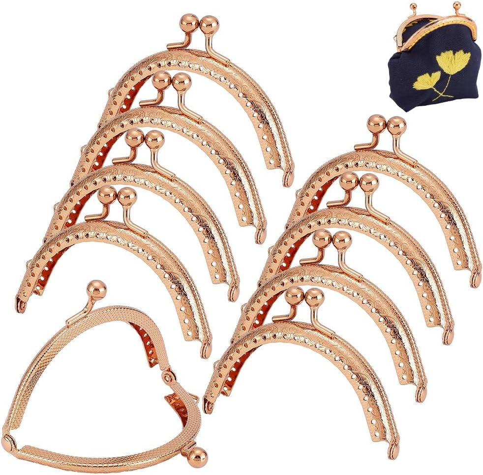 10pcs Purse Clasp Frame Wallet Bag Kiss Clasp Lock Retro Arch Purse ...