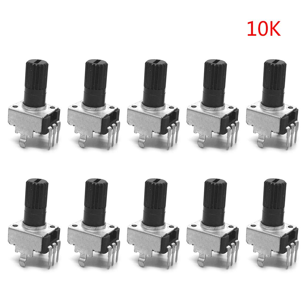 10pcs RV09 Vertical Potentiometer Shaft 12.5mm 1K 2K 5K 10K 20K 50K ...