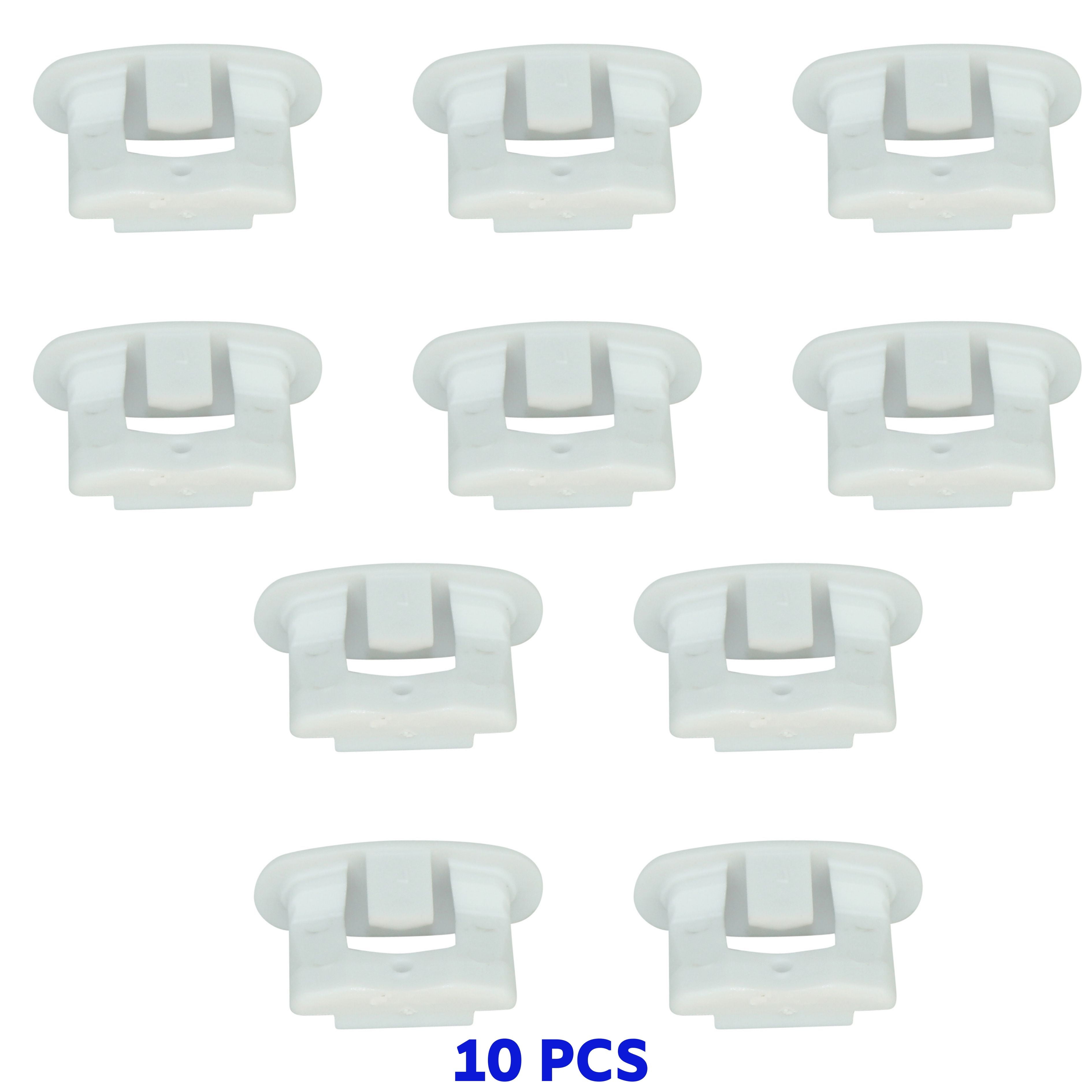 10pcs Rack Clip Slide End Cap White Fits GE AP4484666 PS2370502 ...