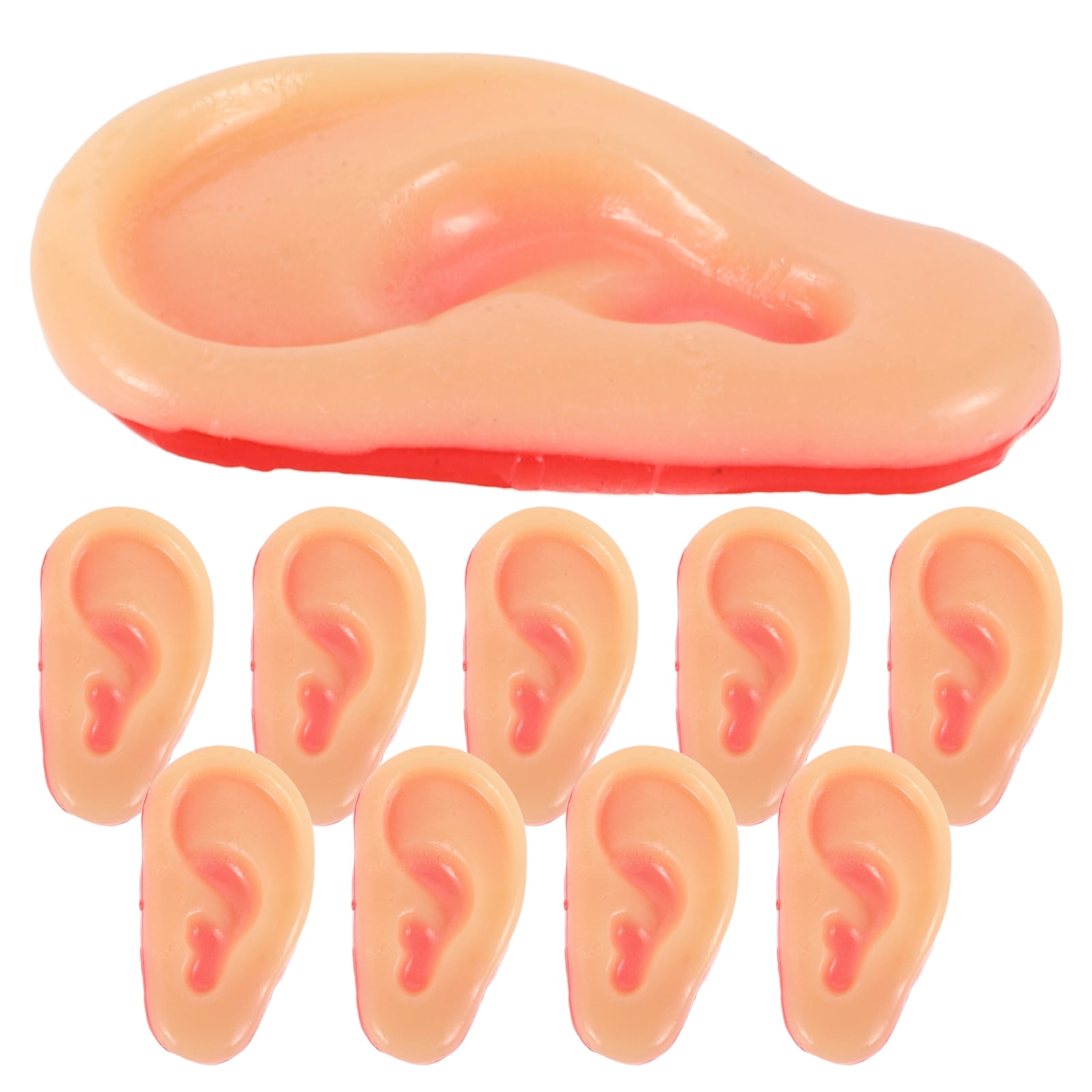10pcs Realistic Fake Ear Model Simulation Ear Models Fool's Day Prank ...