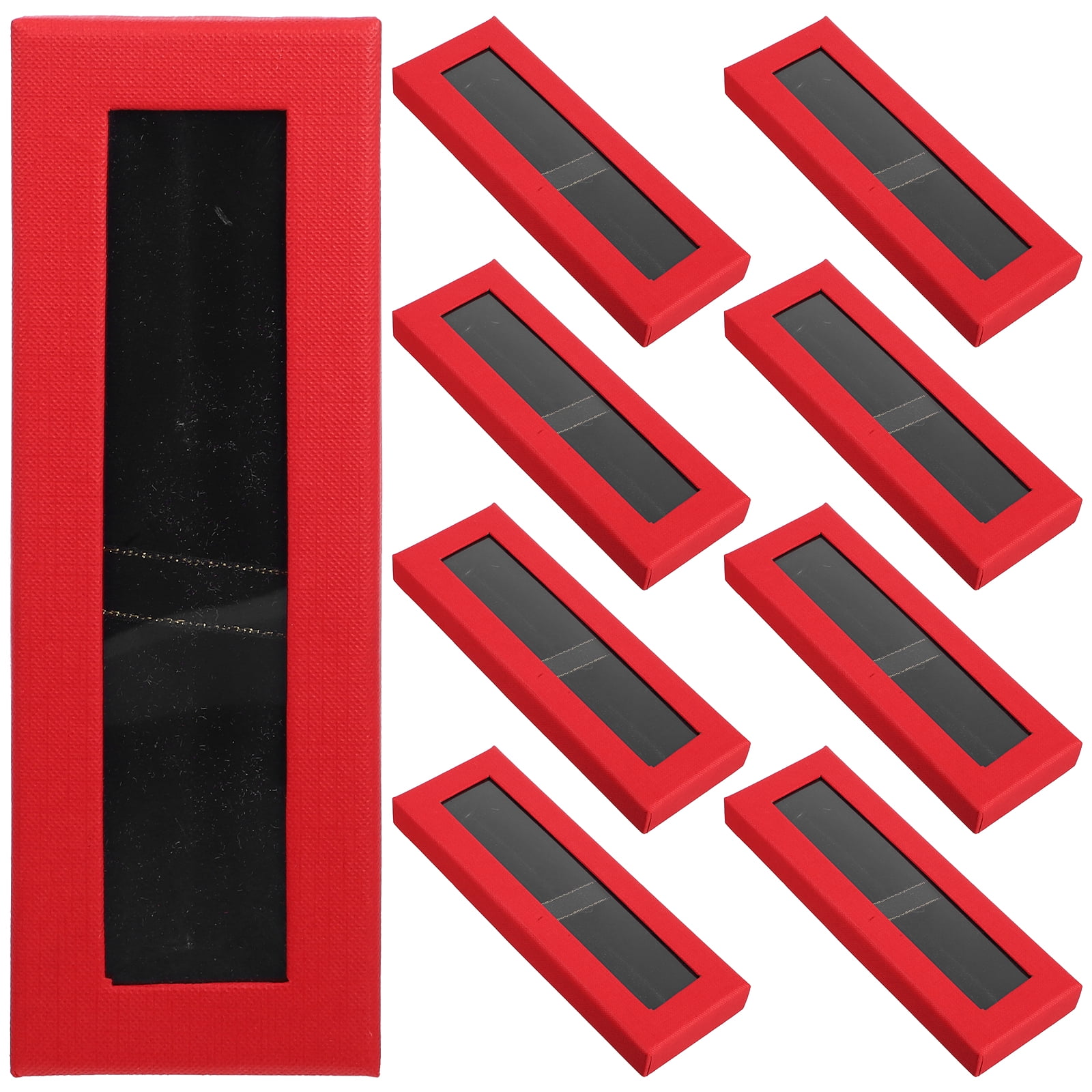 10pcs Red Pen Organizer Case Pen Boxes Empty Pen Box Fountain Pen ...