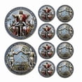 10pcs Religious Knights Templar Souvenir Decorative Ornament with ...