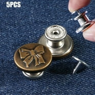 Set of 50 Jeans Buttons Metal Buttons Rivet Buttons Trousers Jackets ...
