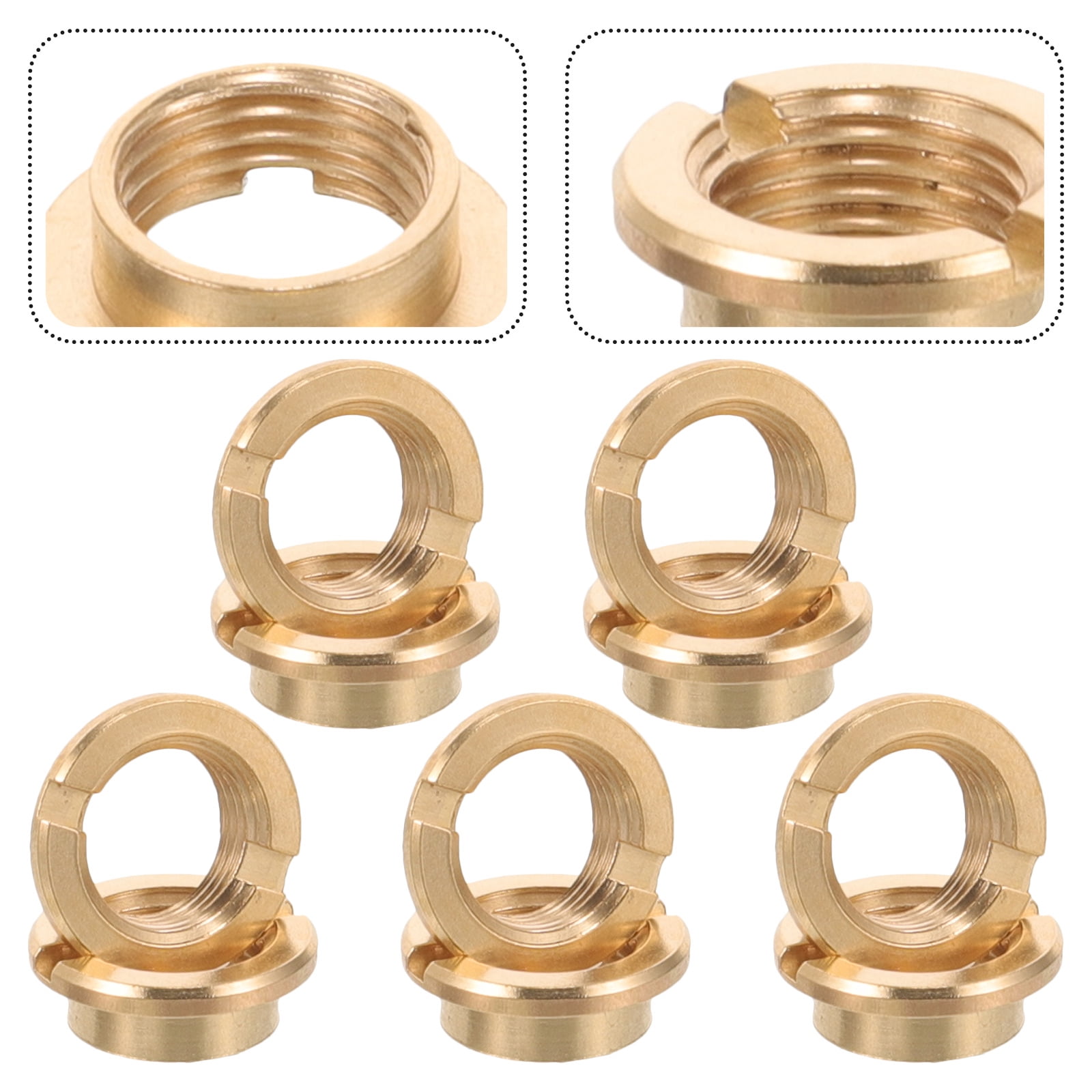 FOLOYORI Quartz Clock Mechanism Nut Metal for Frameless Wall Clock ...