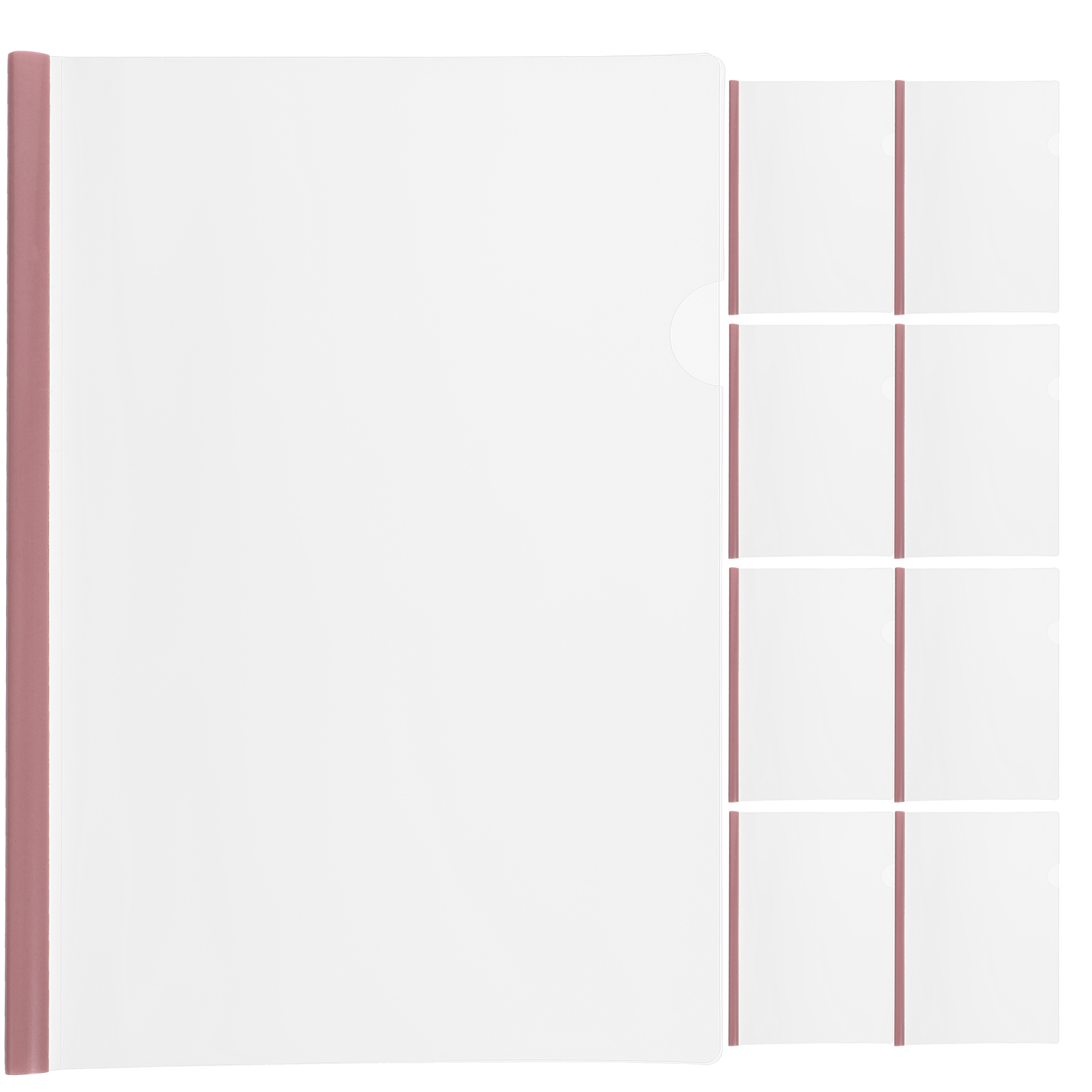 10pcs Report Covers with Sliding Bar Plastic Document Folders File ...