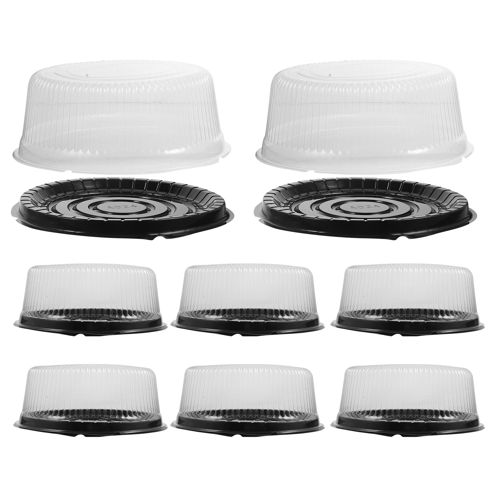 Raindrops Reusable Black Plastic Cake Box for Storage Use Compact Size ...