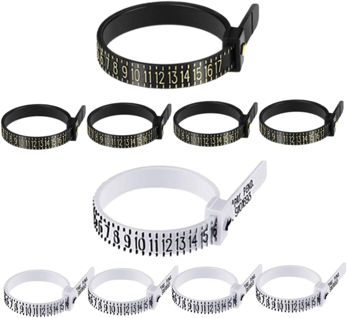 10Pcs ring circumference measurement jewelry ring gauge jewelry ...