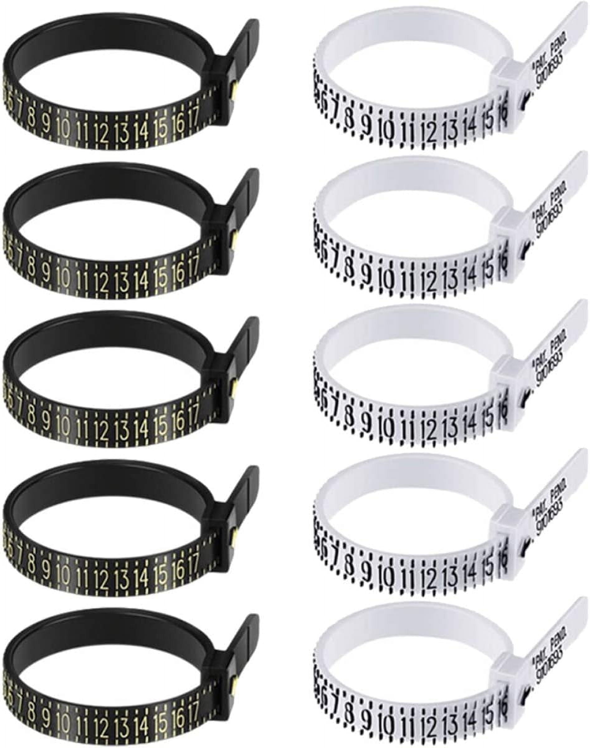10pcs Ring Circumference Measurement Measuring Circle Jewelry Tools ...