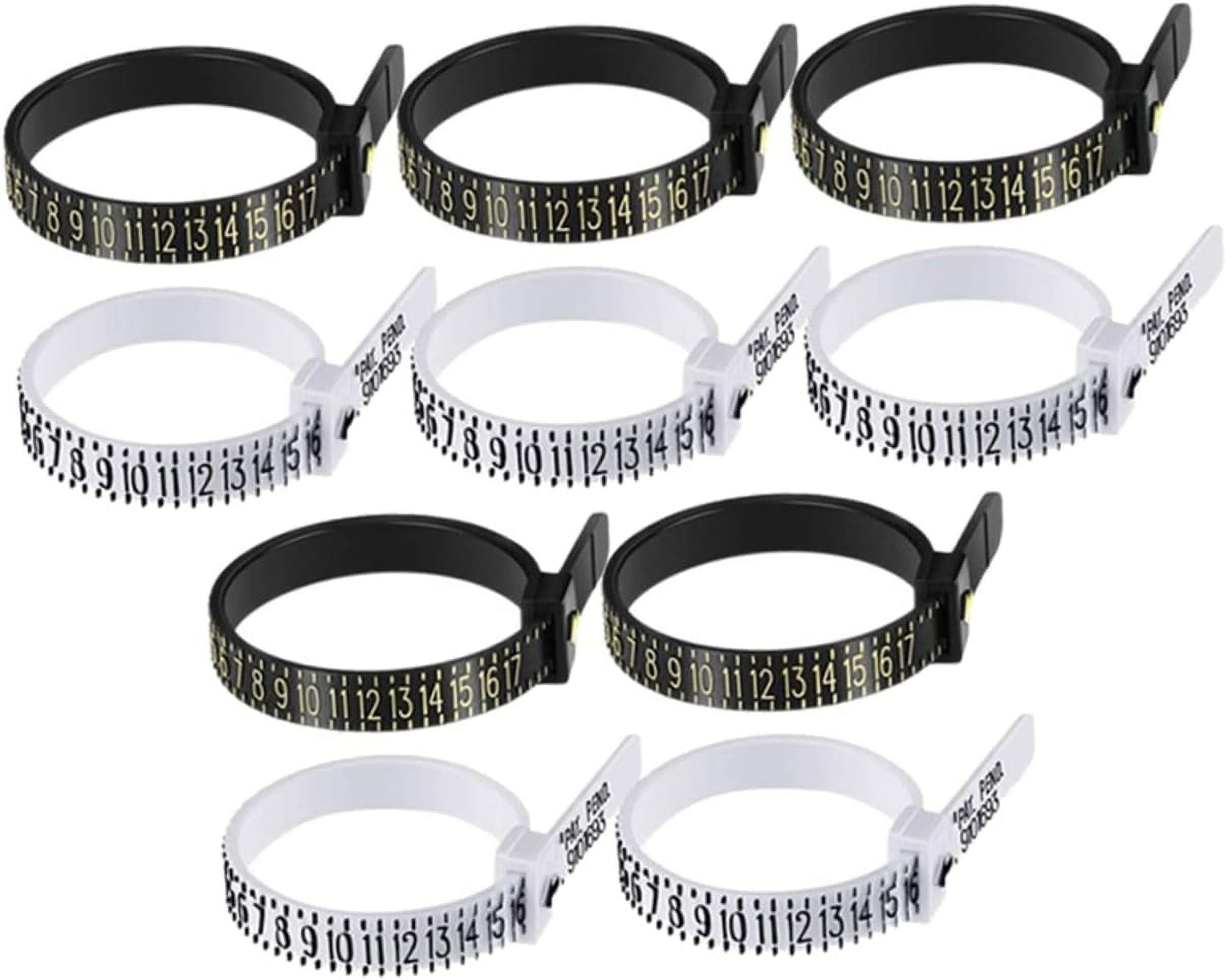 10pcs Ring Circumference Measurement Rings Jewlery Power Supply Jewelry ...
