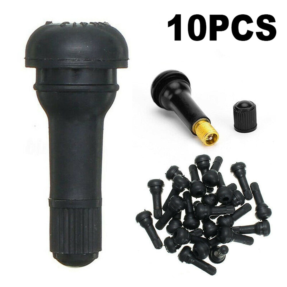 UHUSE 10Pcs TR413 Snap In Type Rubber Valve Tool SET Tubeless Tyre ...