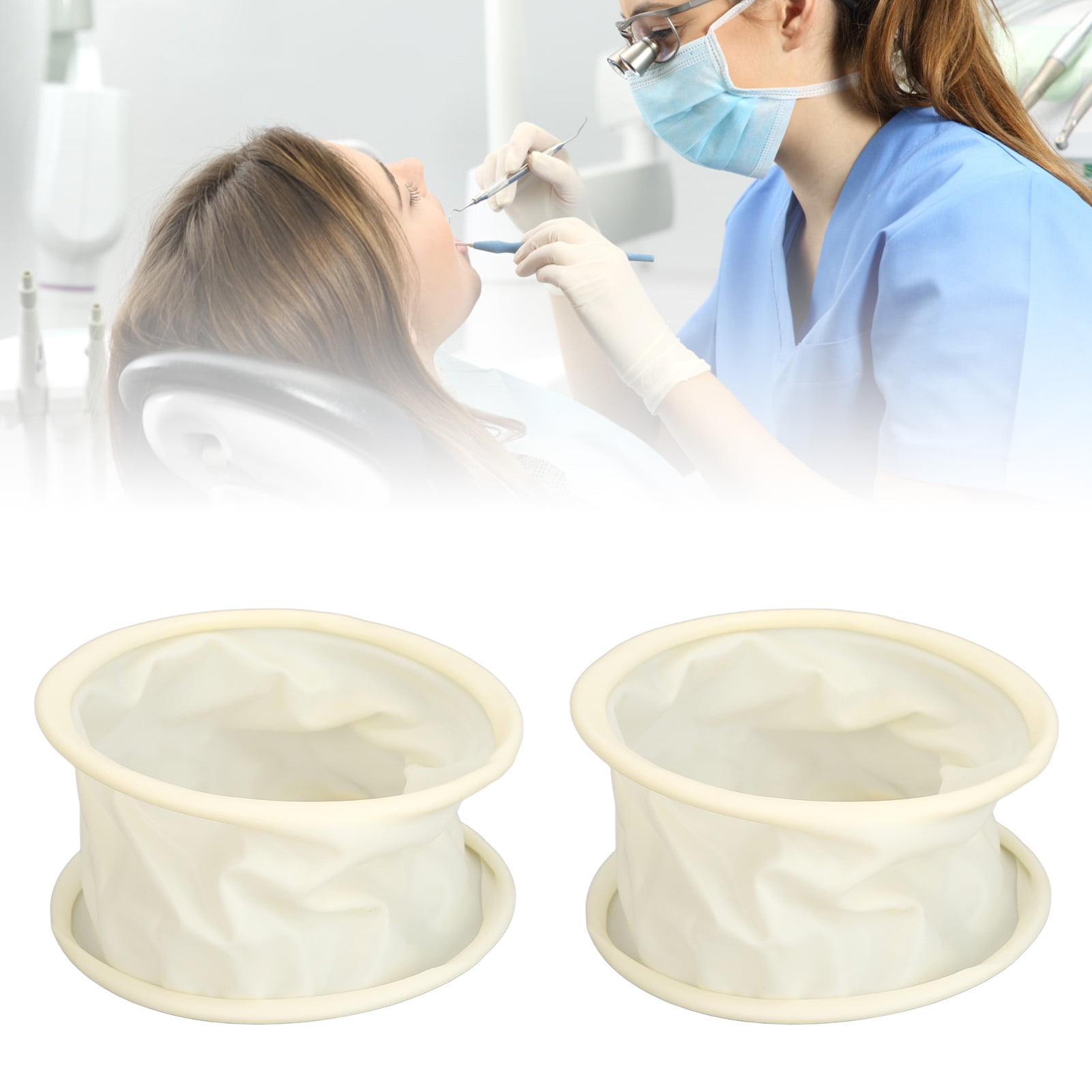 10pcs Rubber Dam Mouthpiece O-Shaped Cheek Lip Retractor Oral Hygiene ...