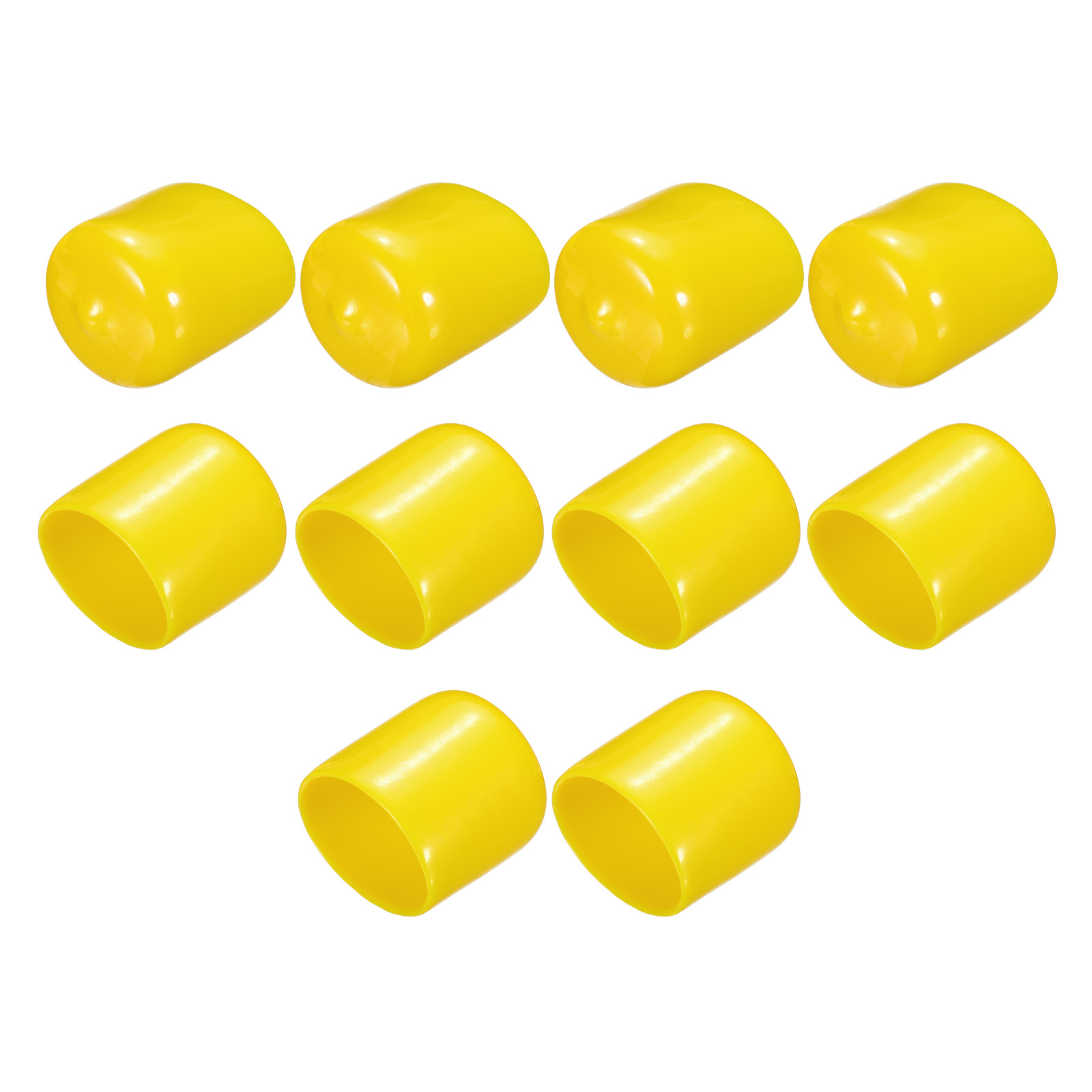 10pcs Rubber End Caps 25mm(1") ID Vinyl Round End Cap Cover Screw ...
