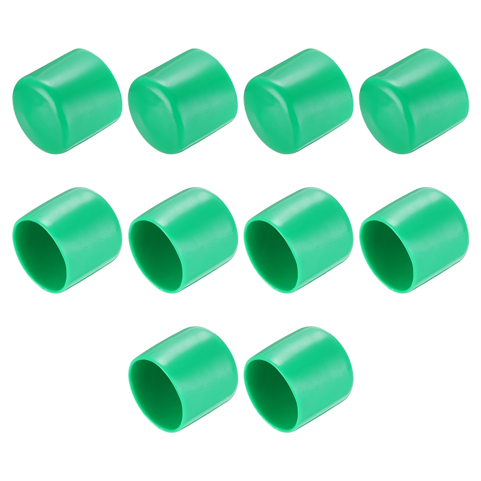 10pcs Rubber End Caps 35mm(1 3/8") ID Vinyl Round End Cap Cover Screw ...
