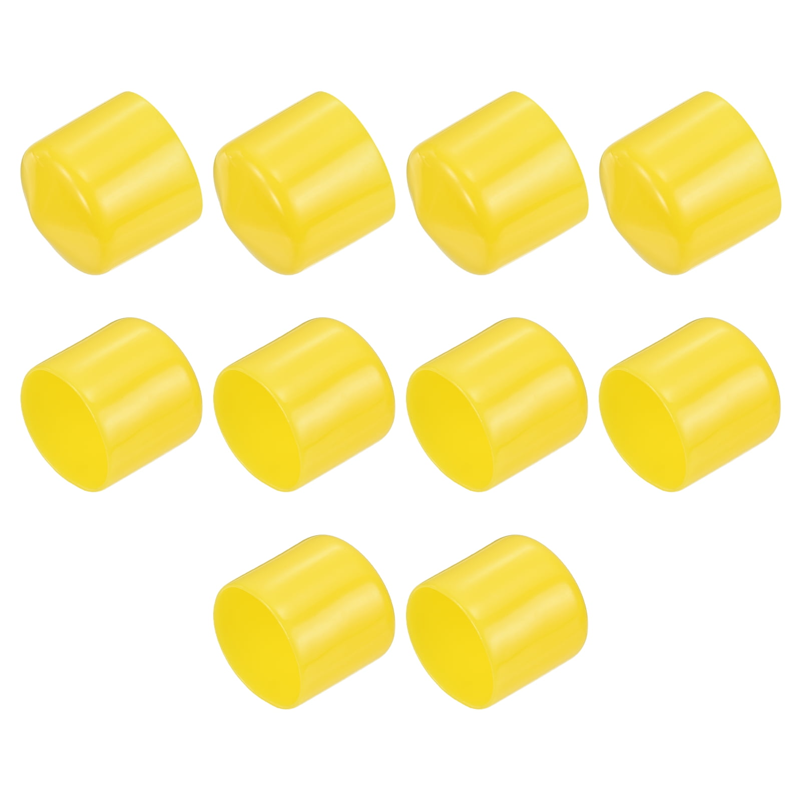 10pcs Rubber End Caps 35mm(1 3/8") ID Vinyl Round End Cap Cover Screw ...