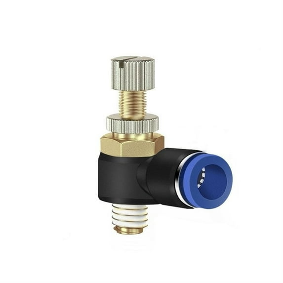 10pcs SL12-04 Adjustable Speed Throttle, Pneumatic Cylinder Switching ...