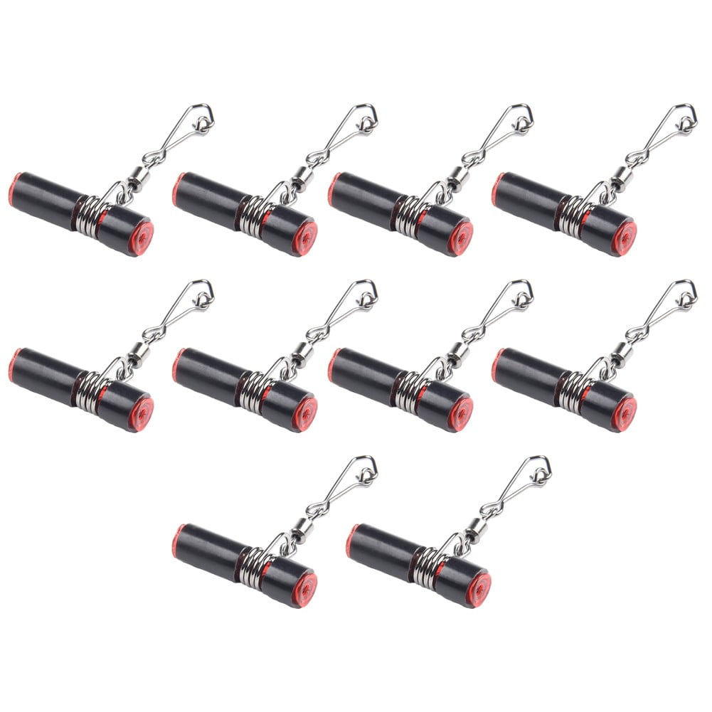 10pcs Saltwater Fishing Balance Line Sinker Slider Swivel Quick Pin ...