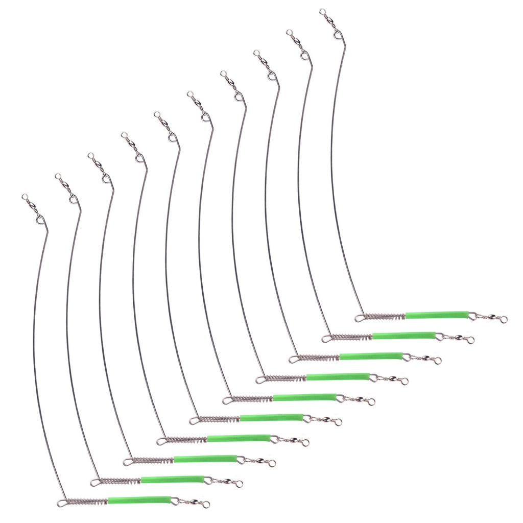 10pcs Saltwater Fishing Rigs Connector Sea Fishing Balance Wire with ...
