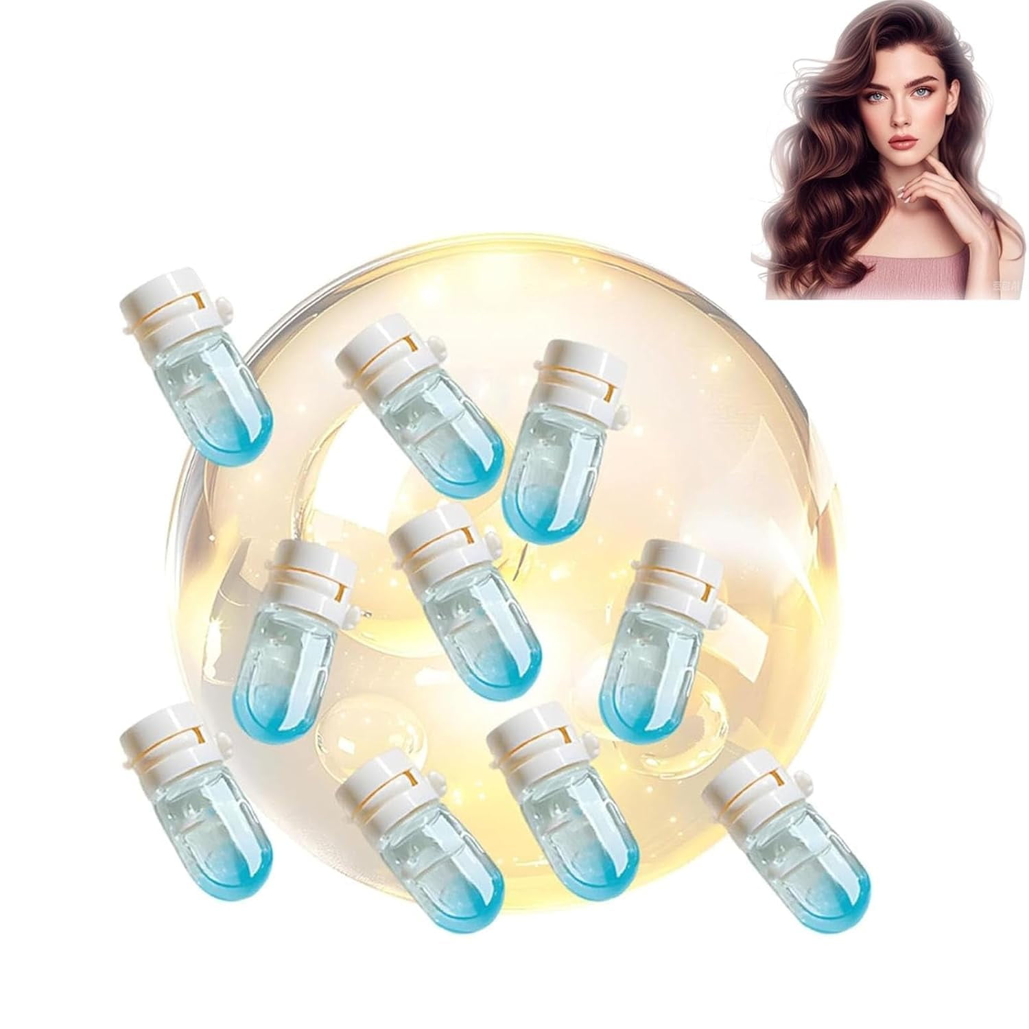 10pcs Scented Hair Oil Perfume Mini, Perfume&Oil 2 In 1-Avocado ...