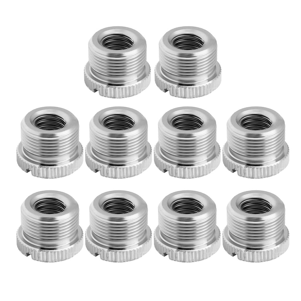 10pcs Screws Thread Adapter for Microphone Stand (3/8in Female to 5/8in ...
