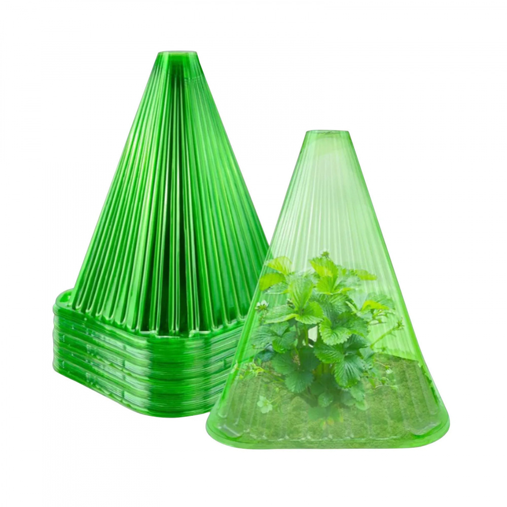 10pcs Seedling Protective Cover Growth Box Planting Tent Plant Clock ...