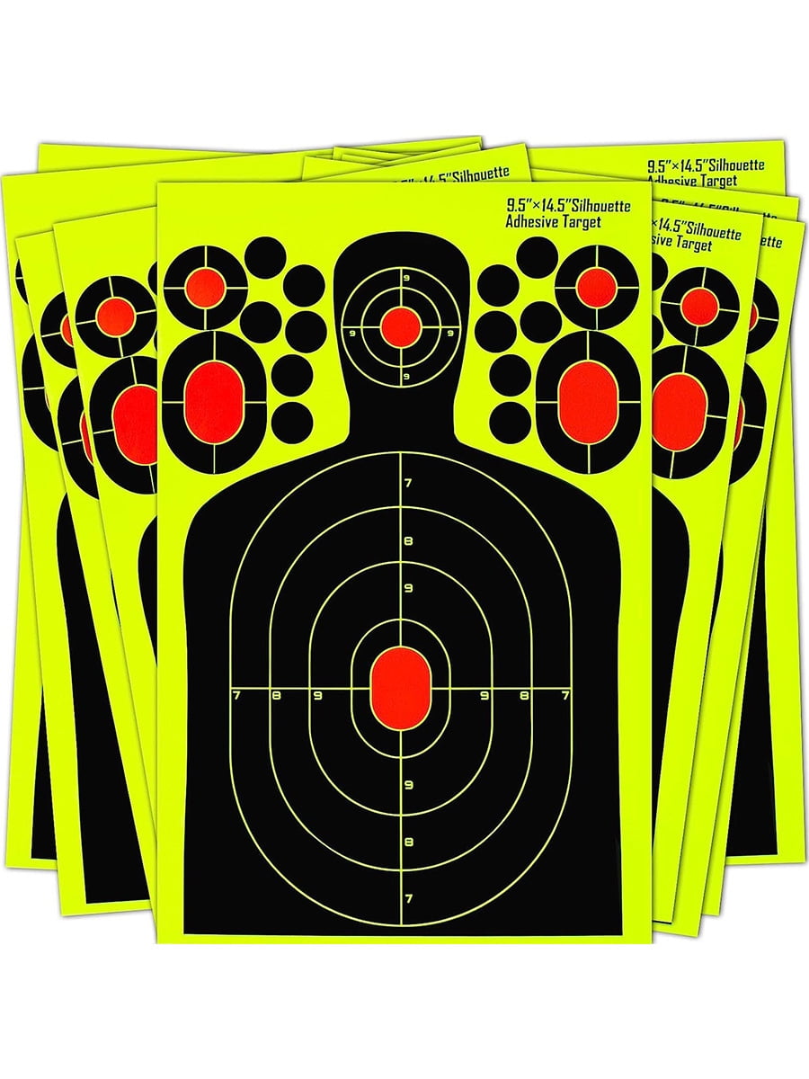 10pcs Self-adhesive Chest Ring Splash Target Paper Archery Slingshot ...