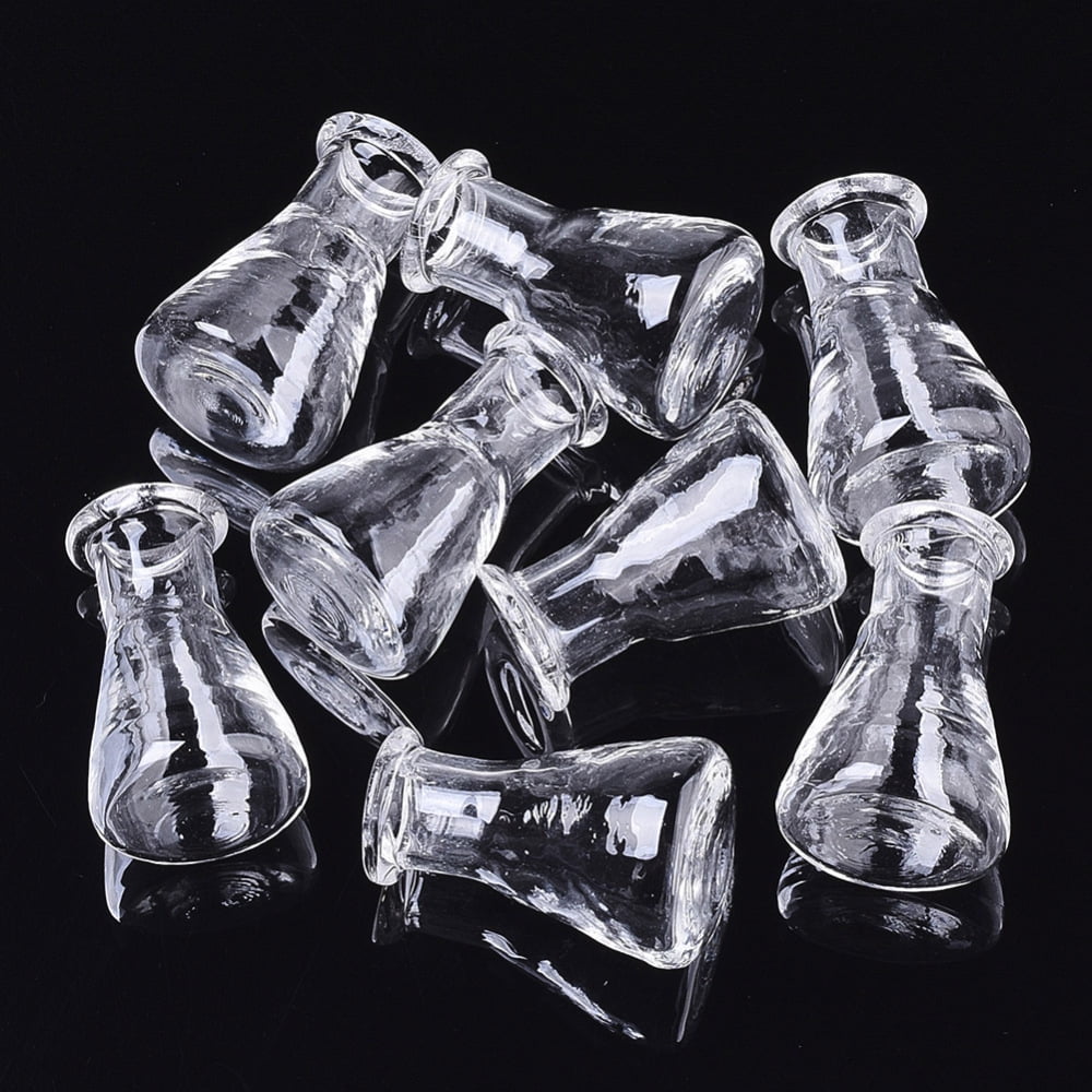 10pcs Semi-manual One Hole Blown Glass Globe Cover for Glass Vial ...