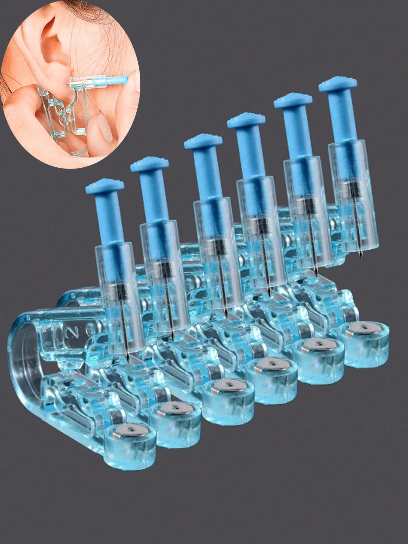 10pcs Set Piercing Kit Asepsis Disposable Sterile Ear Piercing Unit ...