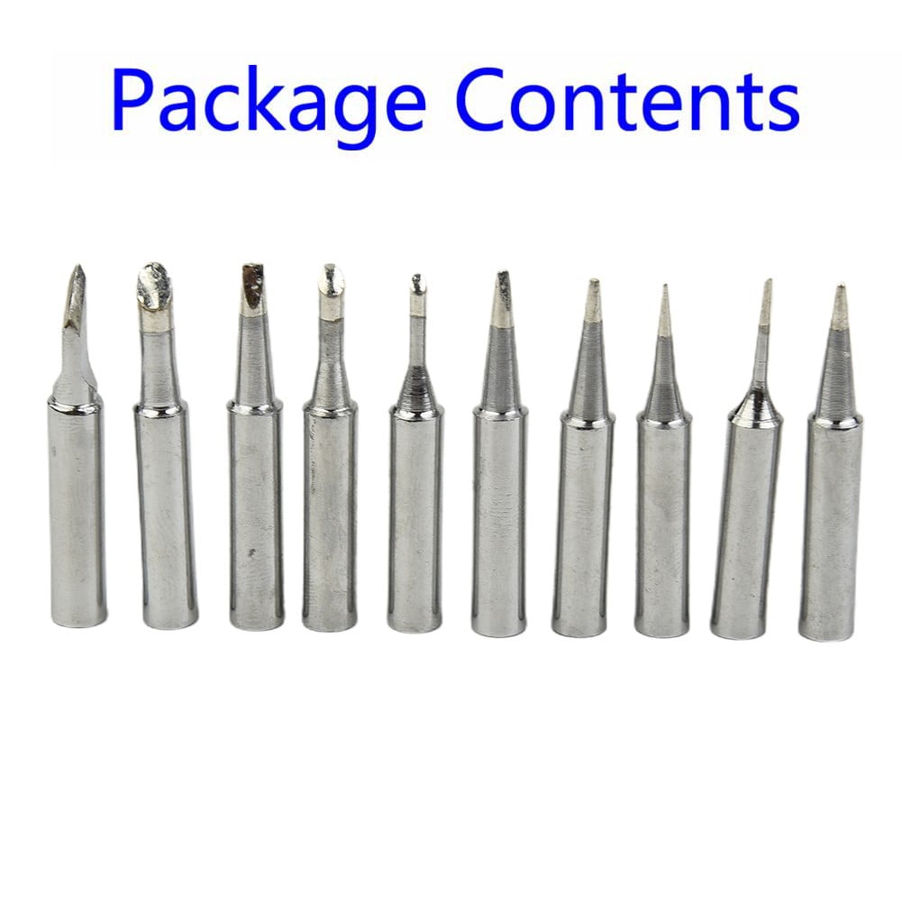 Safini 10pcs Lead-Free Soldering Iron Tips 900M-T-B for Hakko Rework ...