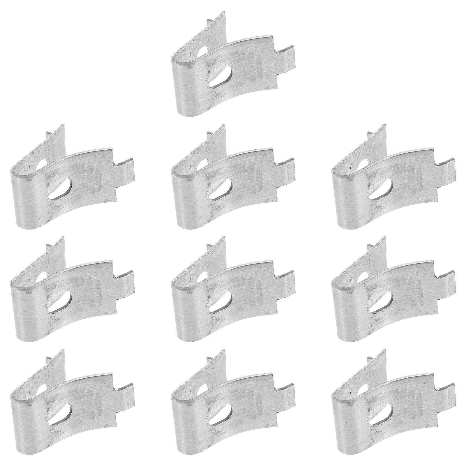 10pcs Shelf Bracket Clips Stainless Shelf Supports Clips Pilaster Shelf ...
