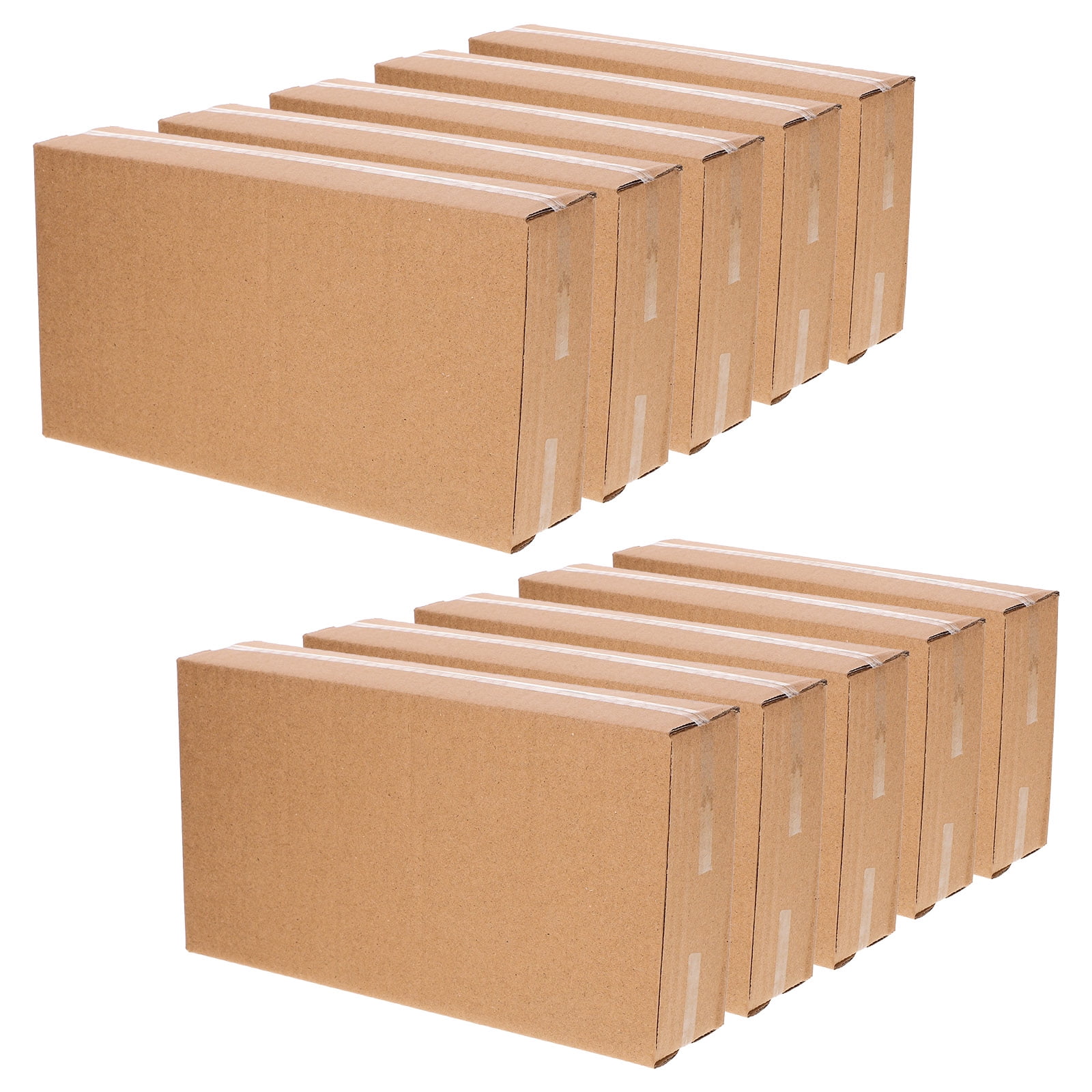 10pcs Shipping Boxes Corrugated Cardboard Packing Holders Express ...