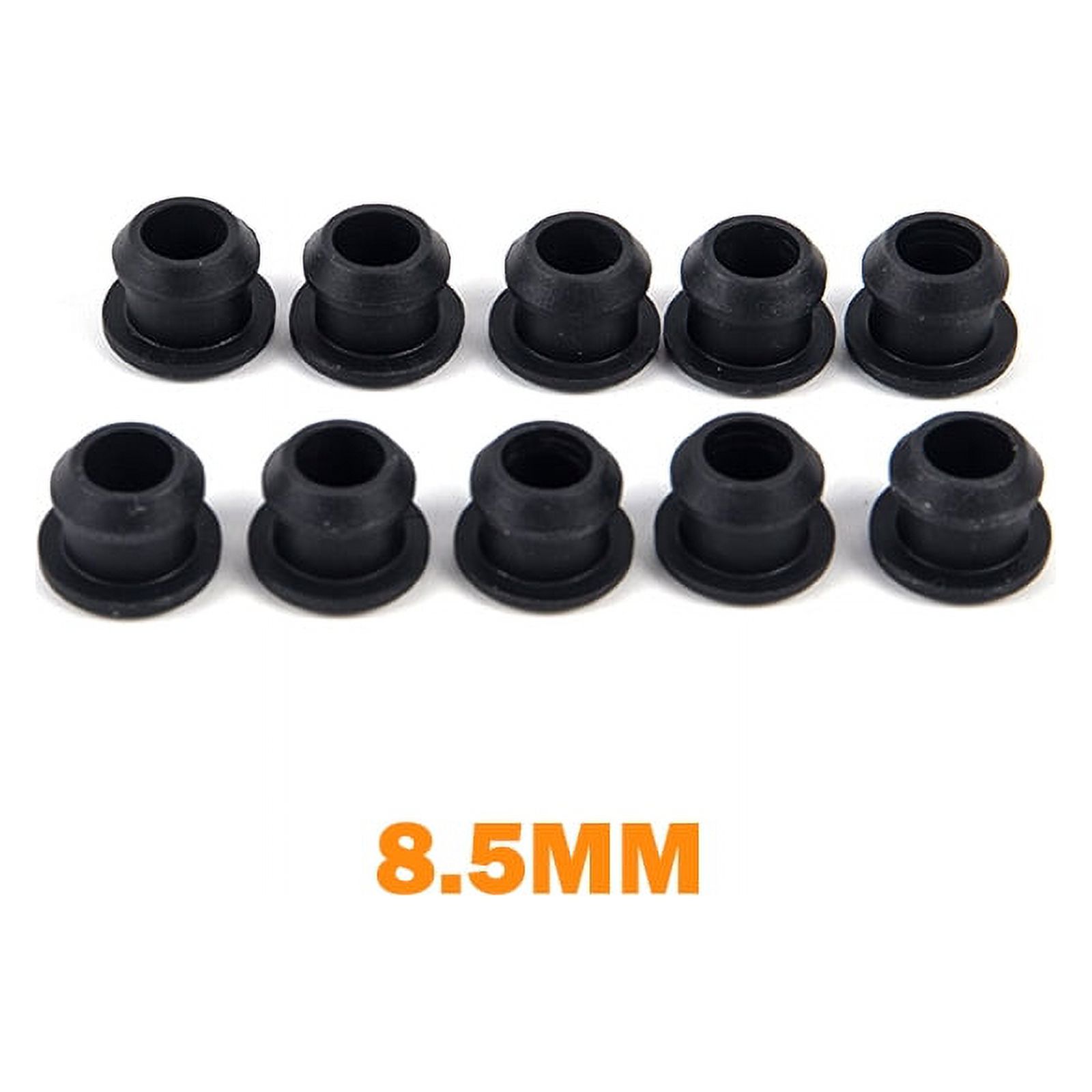 10pcs Silicone Rubber Snap-on Hole Plug 2.5-14mm Blanking End Caps Seal ...