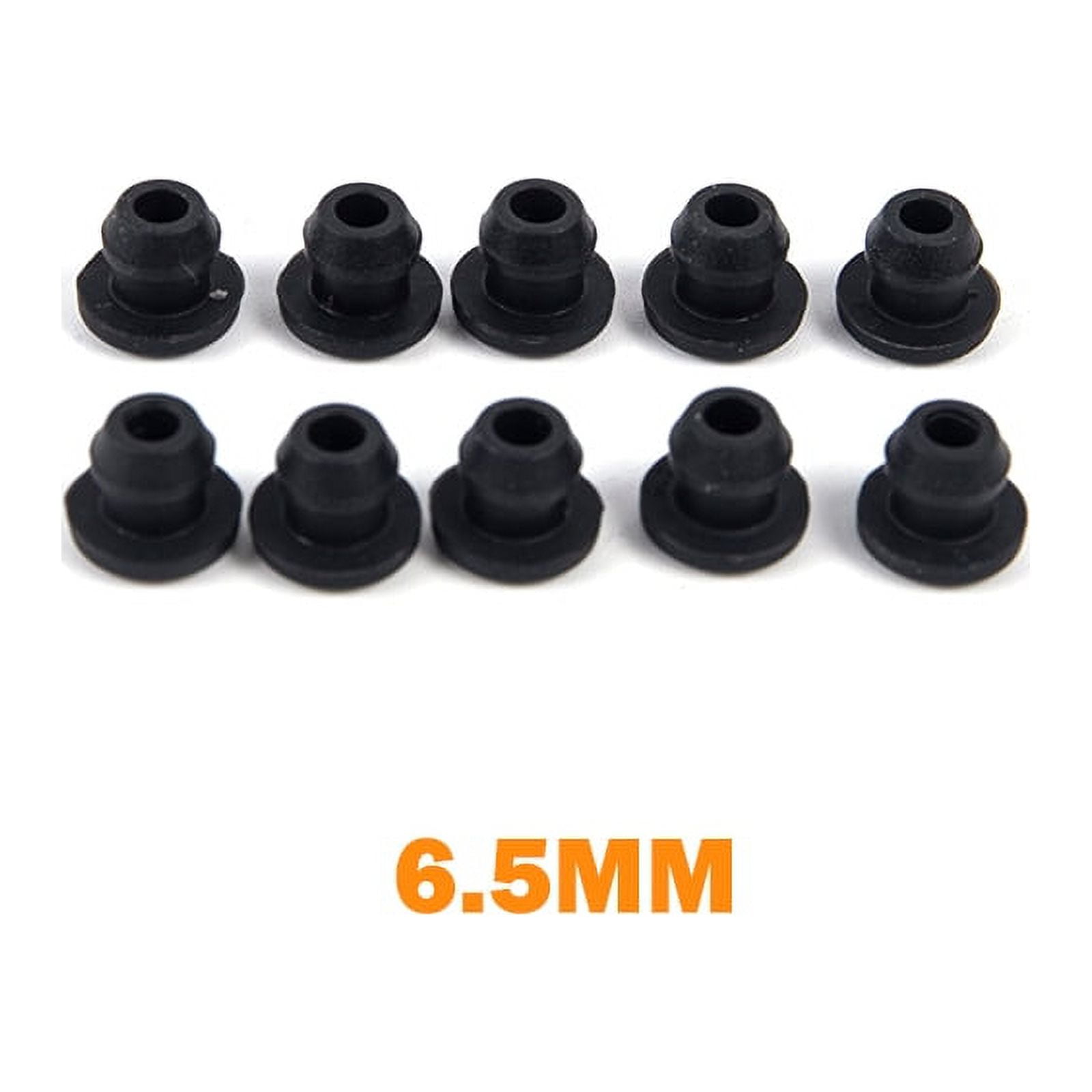10pcs Silicone Rubber Snap-on Hole Plug 2.5-14mm Blanking End Caps Seal ...
