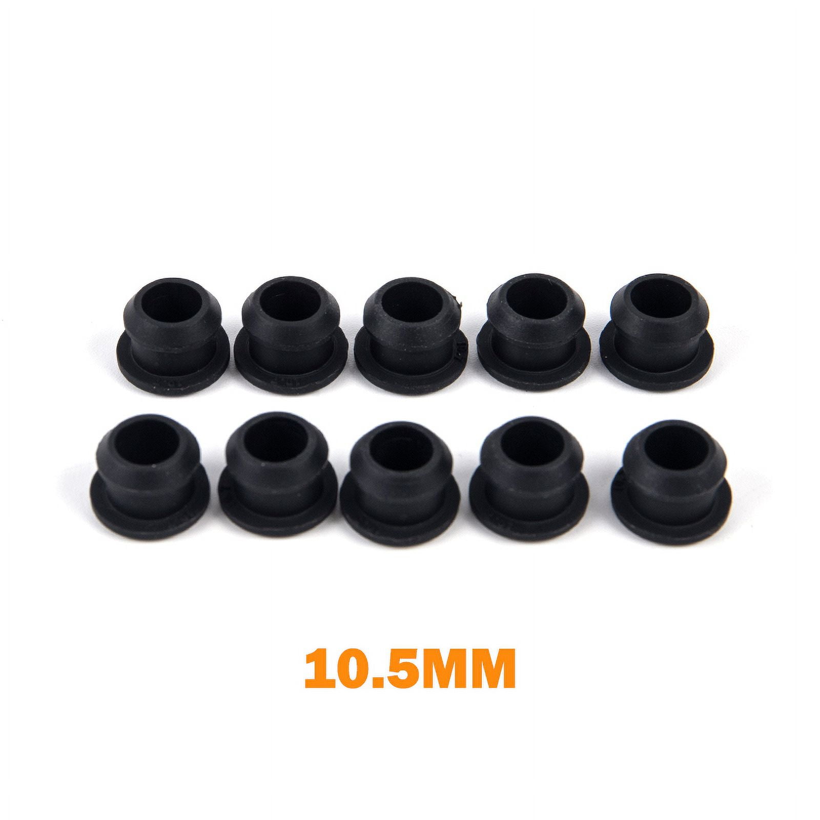 10pcs Silicone Rubber Snap-on Hole Plug 2.5-14mm Blanking End Caps Seal ...