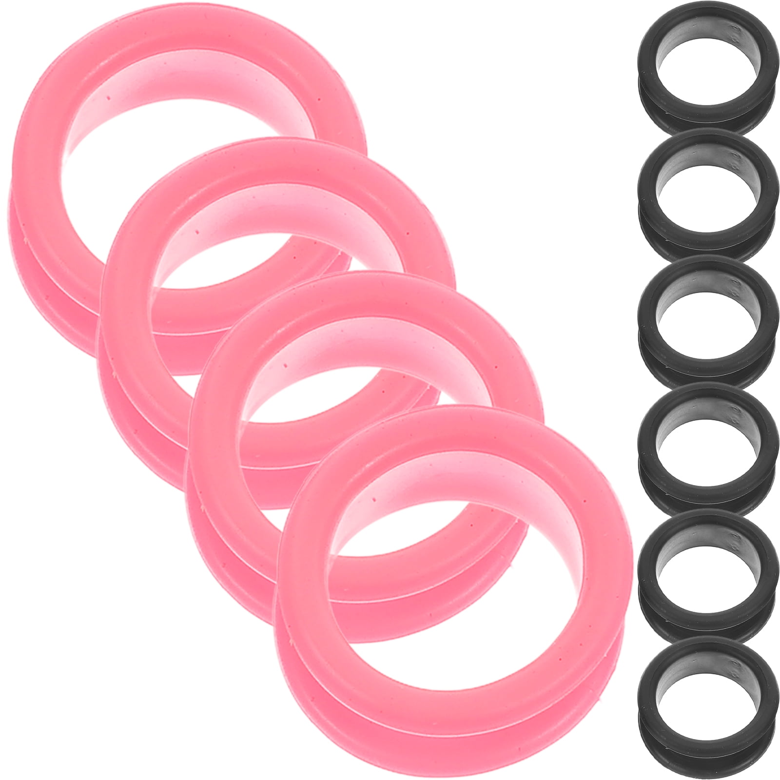 10pcs Silicone Scissor Finger Rings Professional Shear Finger ...