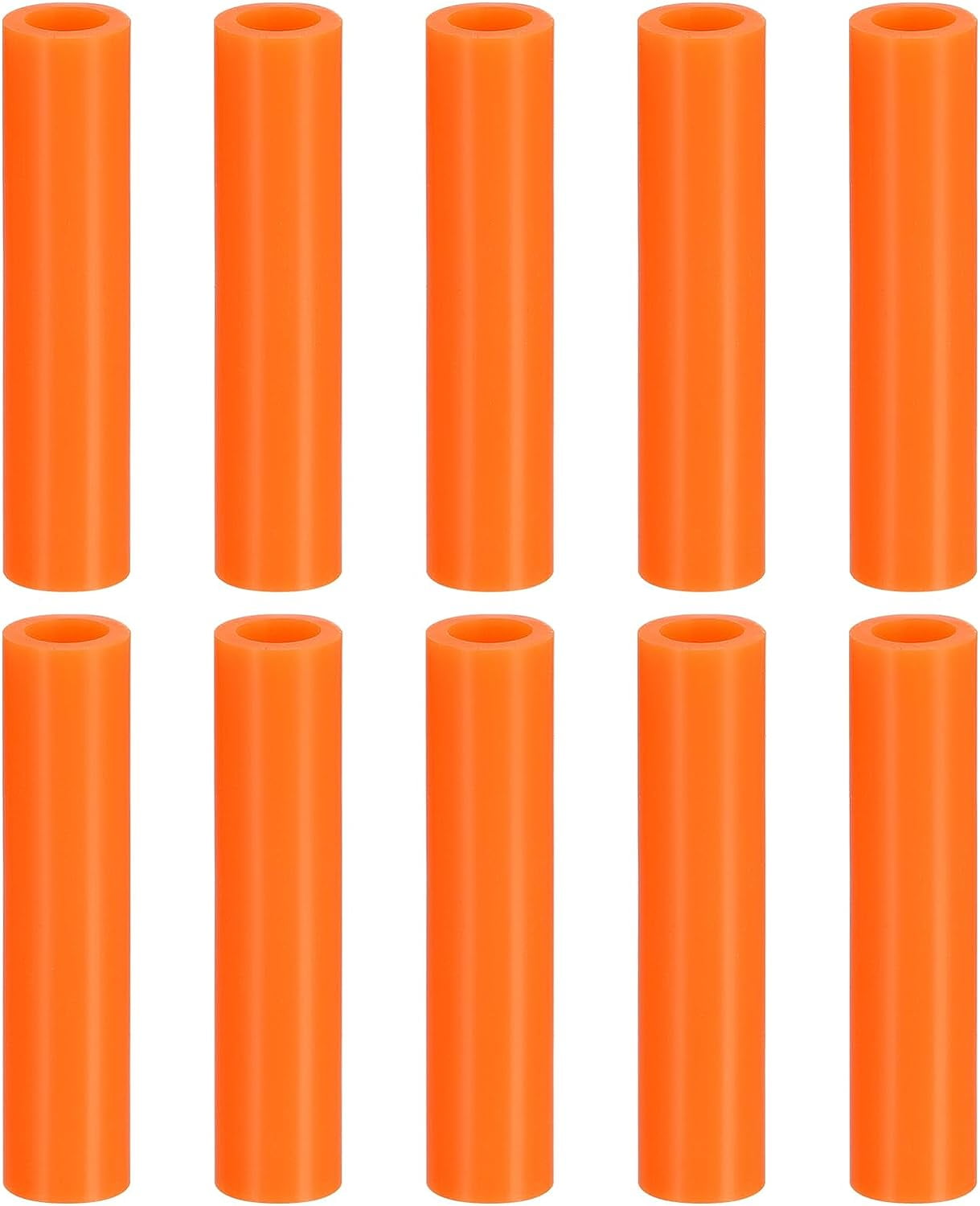 10pcs Silicone Straw Tips, Metal Straw Covers, Soft Reusable Straws ...